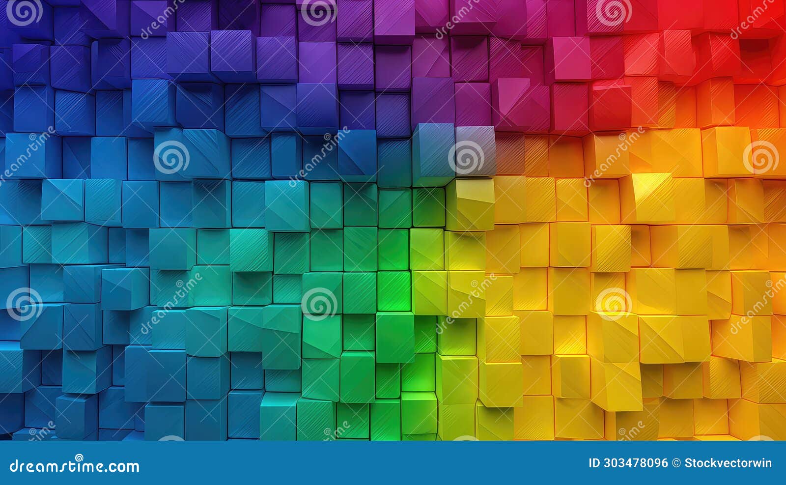 Vibrant Effect Rainbow Background Stock Photo - Image of magical ...