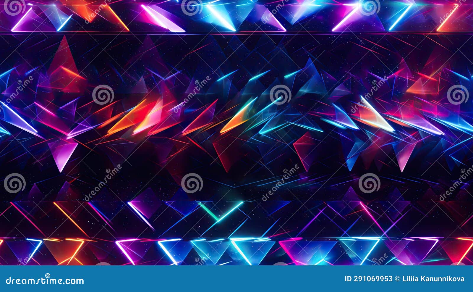 A Vibrant and Electrifying Disco Wall Illuminated by Neon LED ...