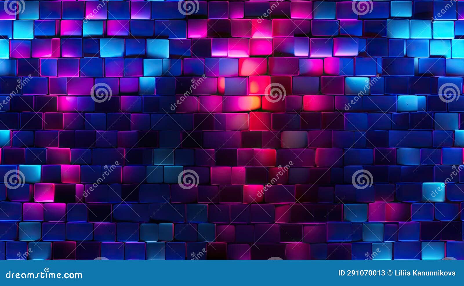 A Vibrant and Electrifying Disco Wall Illuminated by Neon LED ...