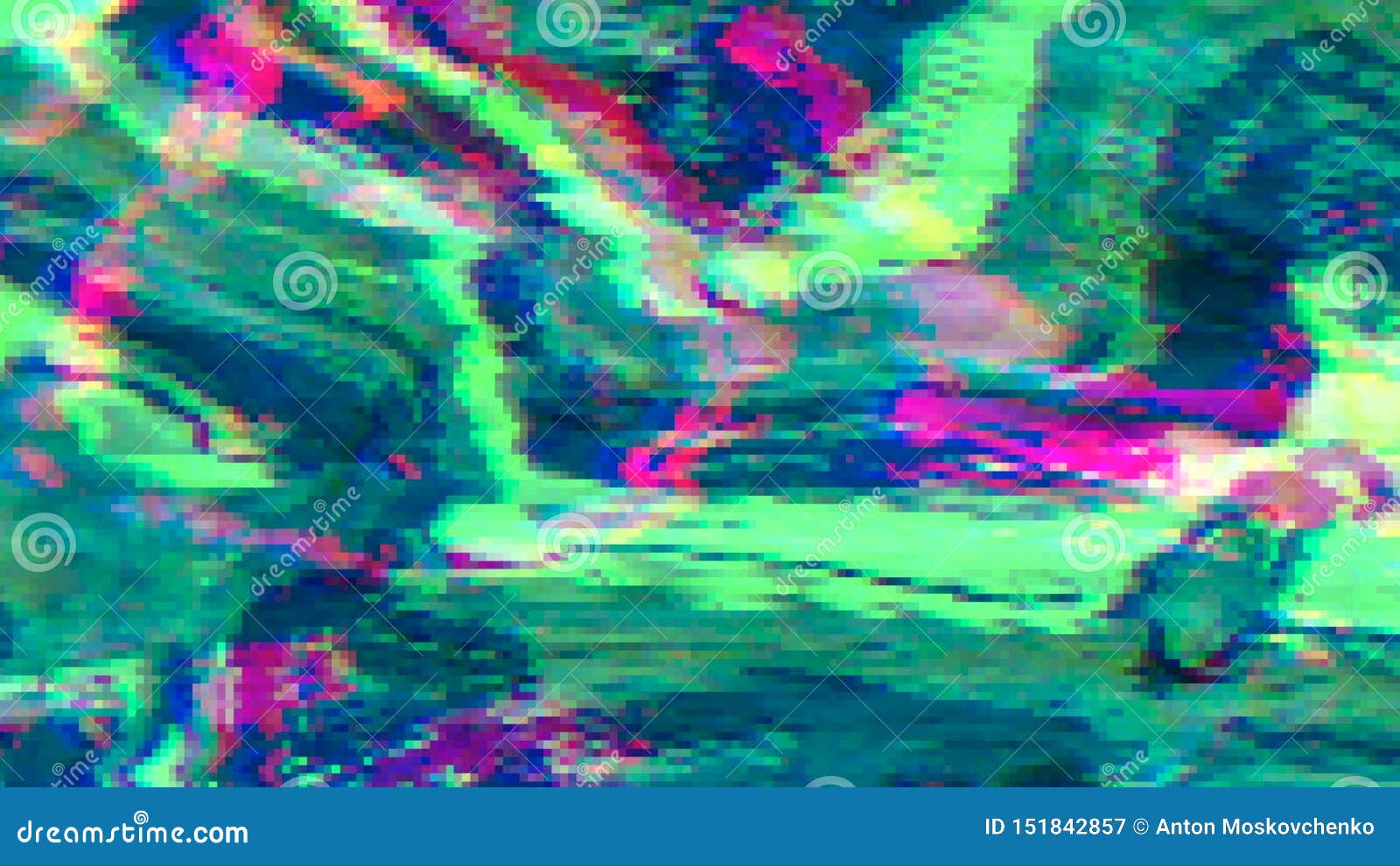 Vibrant Error Data Dynamic Sci-fi 90s Background. Stock Video - Video ...