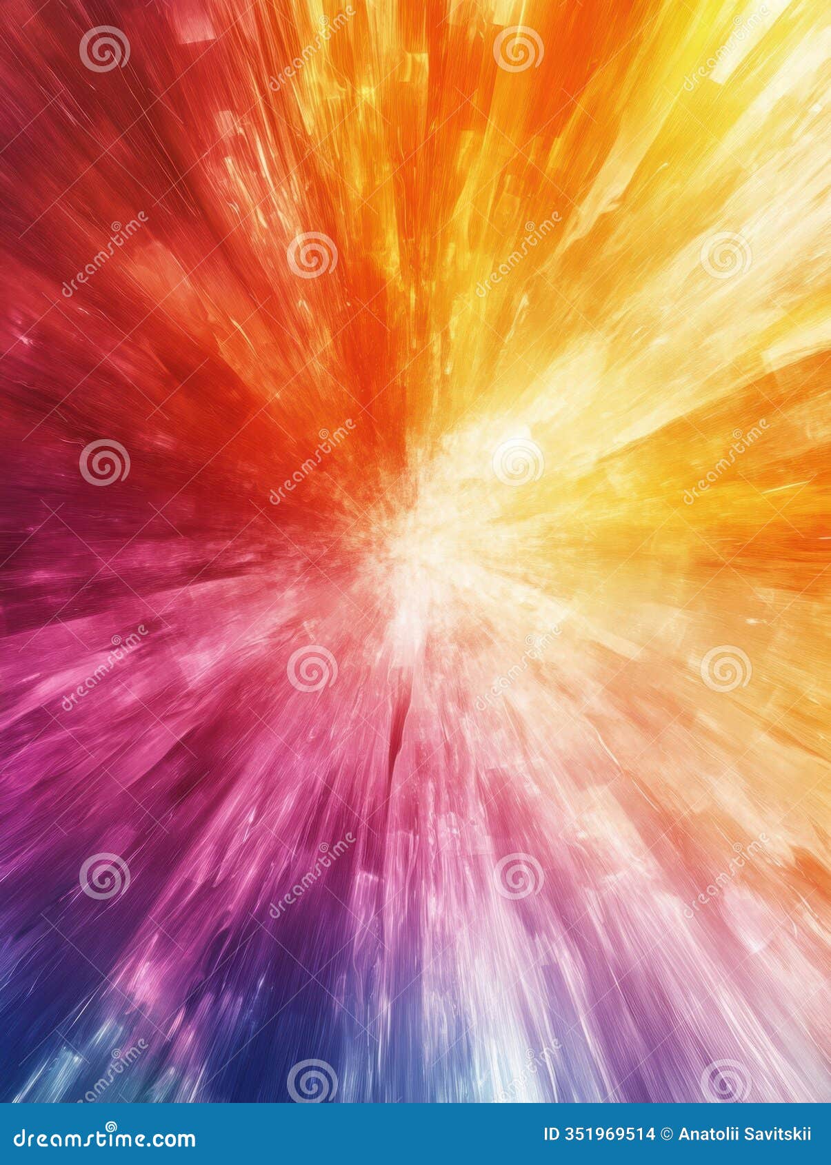 Vibrant Explosion of Colors Creating Dynamic Energy with Ample Space ...