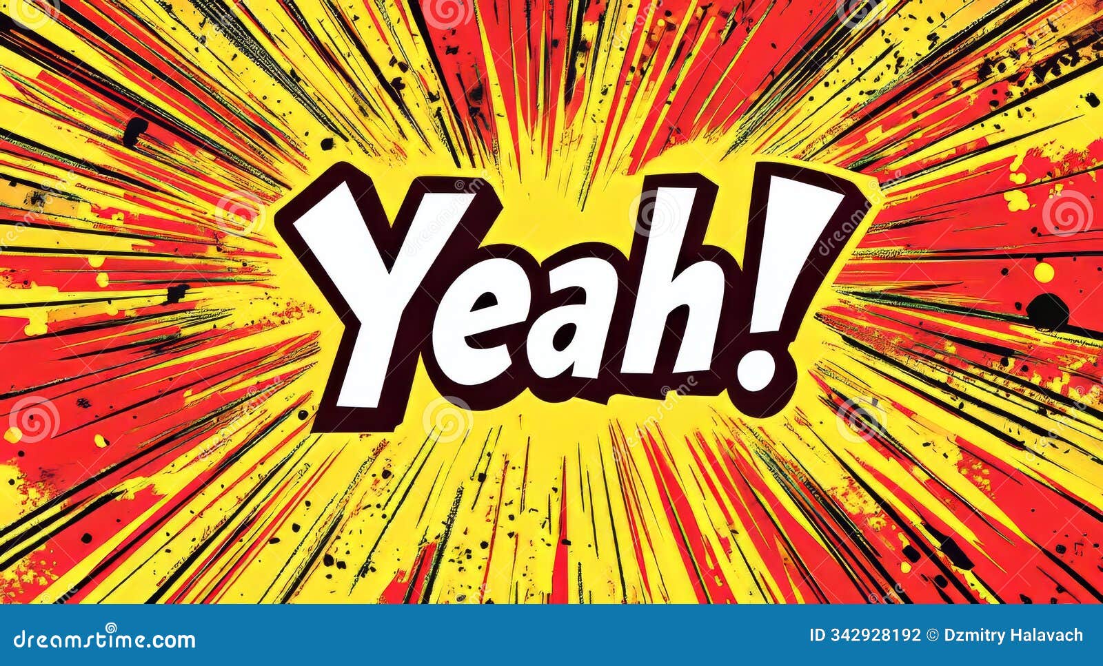 Vibrant Explosion of Emotions in Pop Art Style Stock Photo - Image of ...