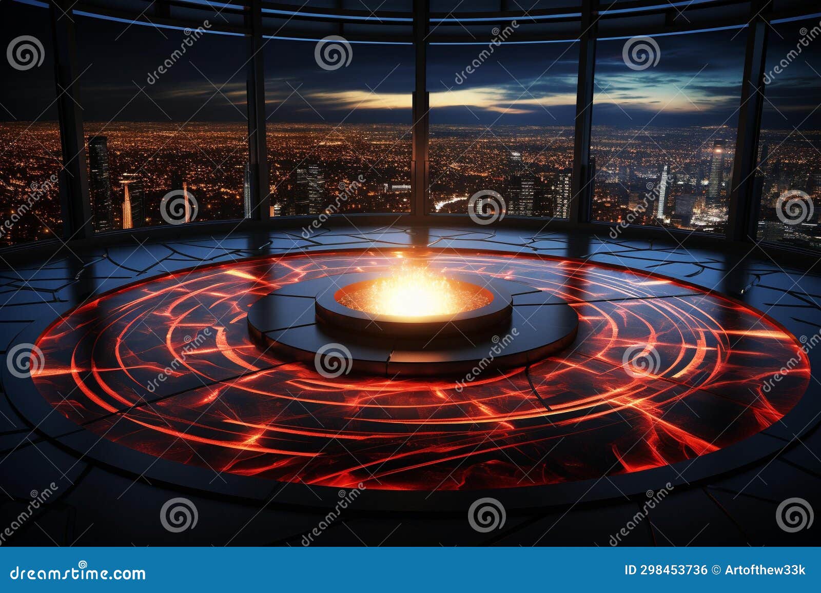 Vibrant Firewall: Abstract Digital Representation of Cybersecurity ...