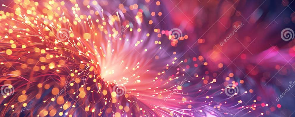A Vibrant Fireworks Background with Explosive Colors and Textured Spark ...