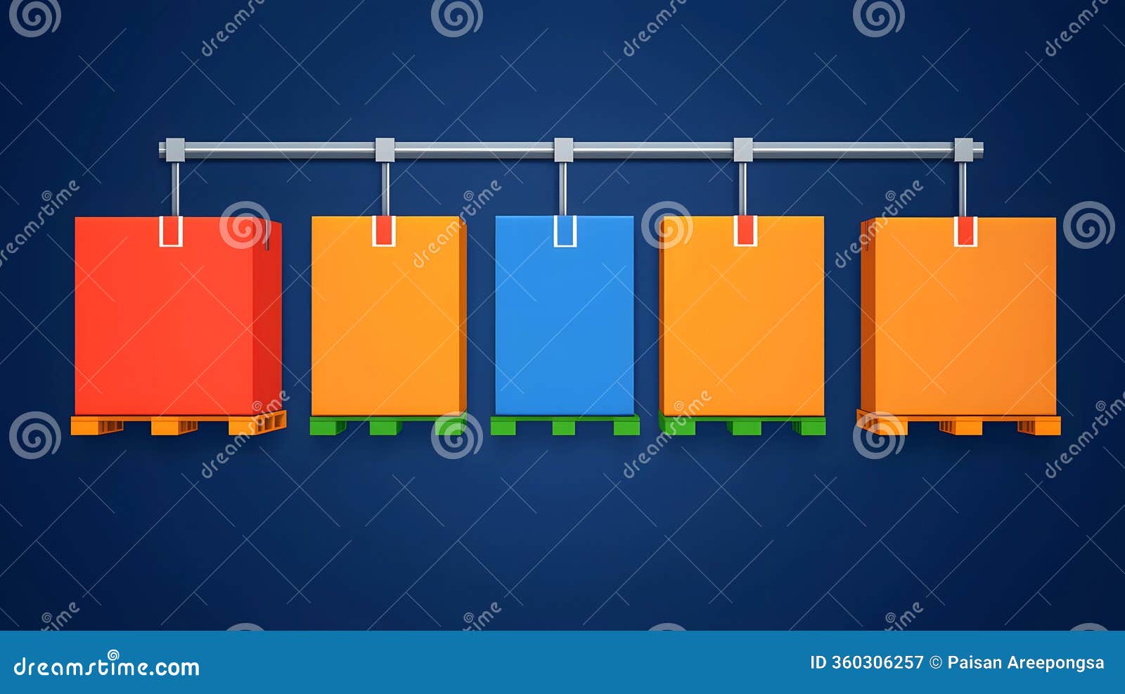 Vibrant Flowchart Representing the Inventory Management Process with ...