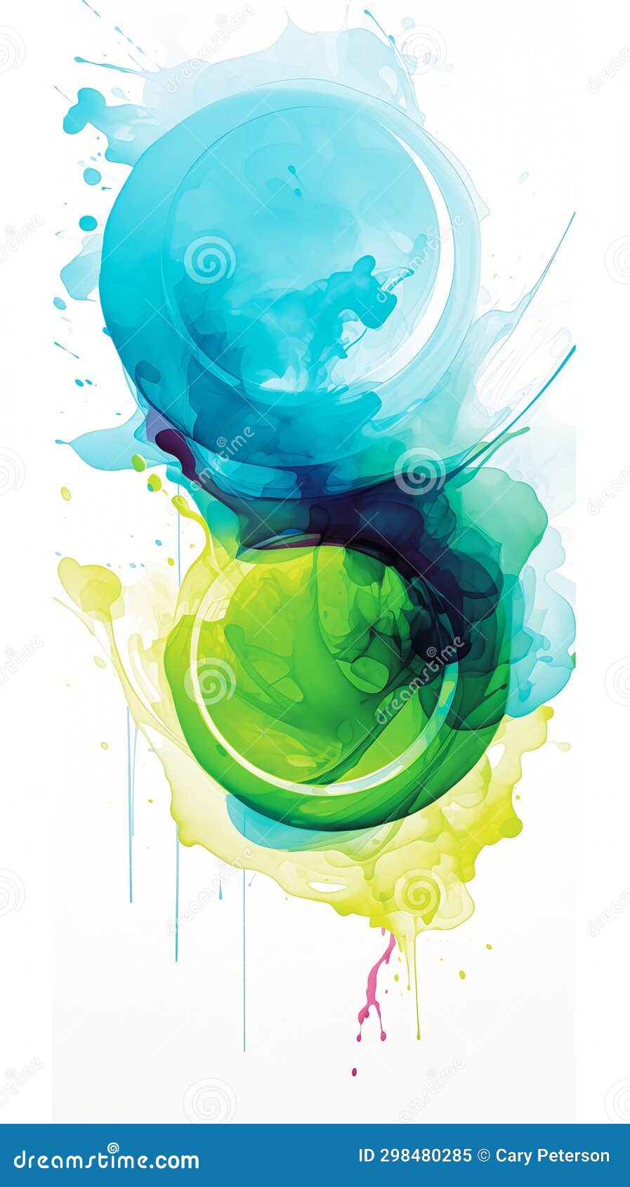Vibrant Fluid Dynamics: Exploring the Dynamic Forms of Green & B Stock ...