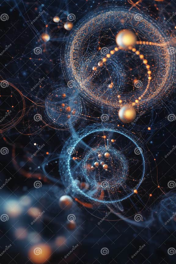 Vibrant Fractal Patterns in Light Stock Illustration - Illustration of ...