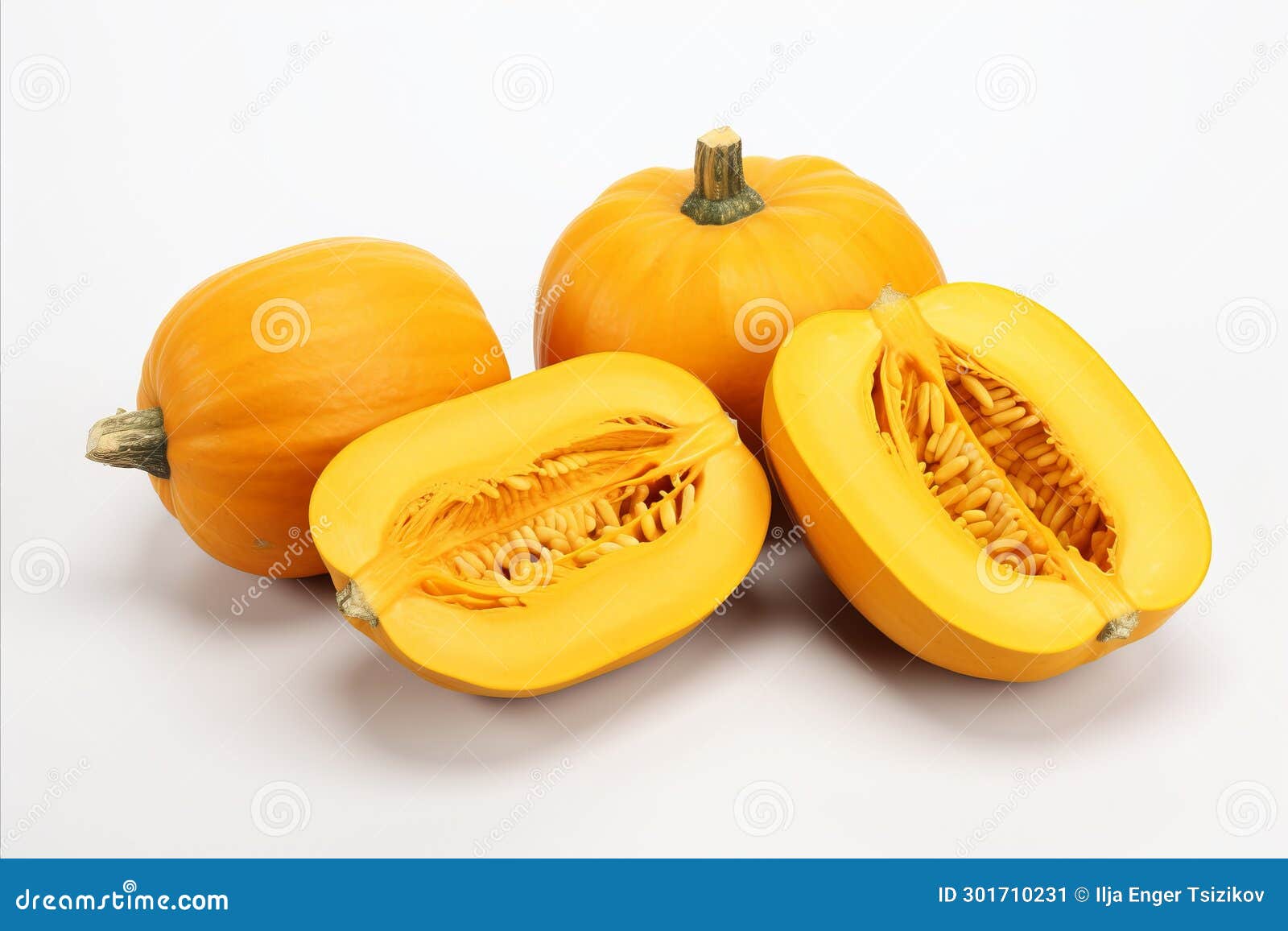 Vibrant and Fresh Squash Fruit on Clean White Backdrop for ...