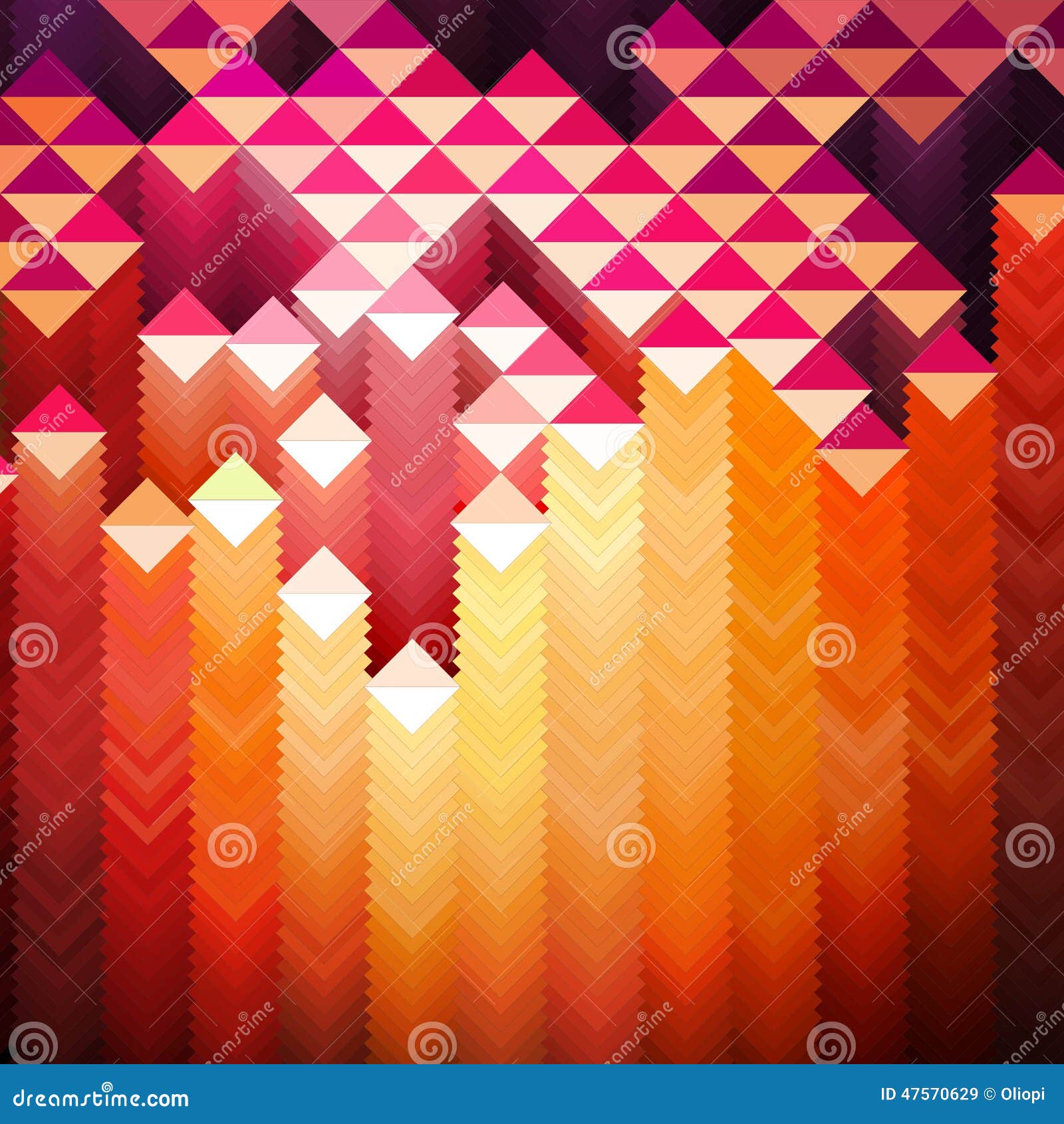 Vibrant Geometric Background Stock Illustration - Illustration of ...