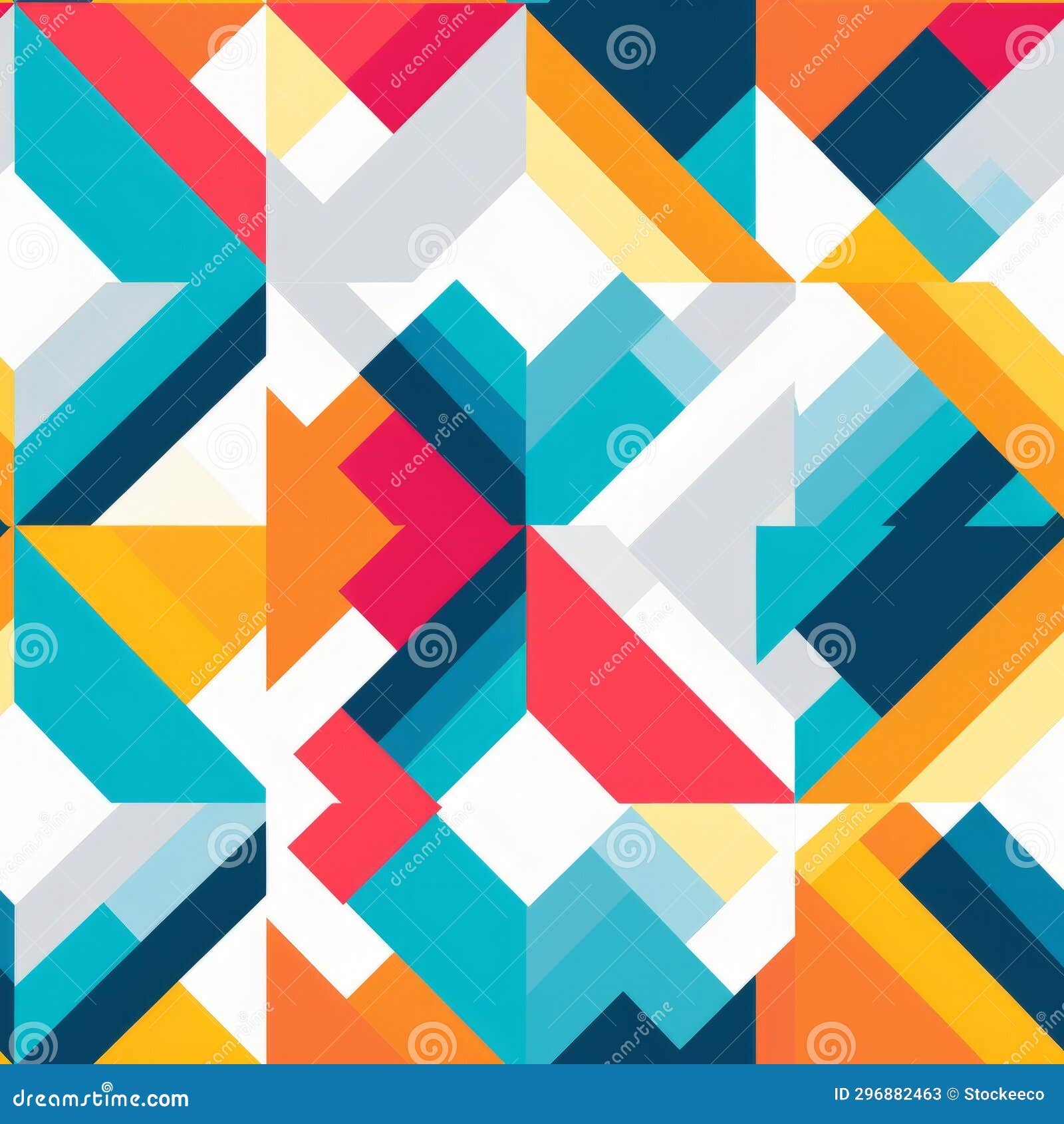 Vibrant Geometric Pattern: Bold Compositions with Intersecting Planes ...