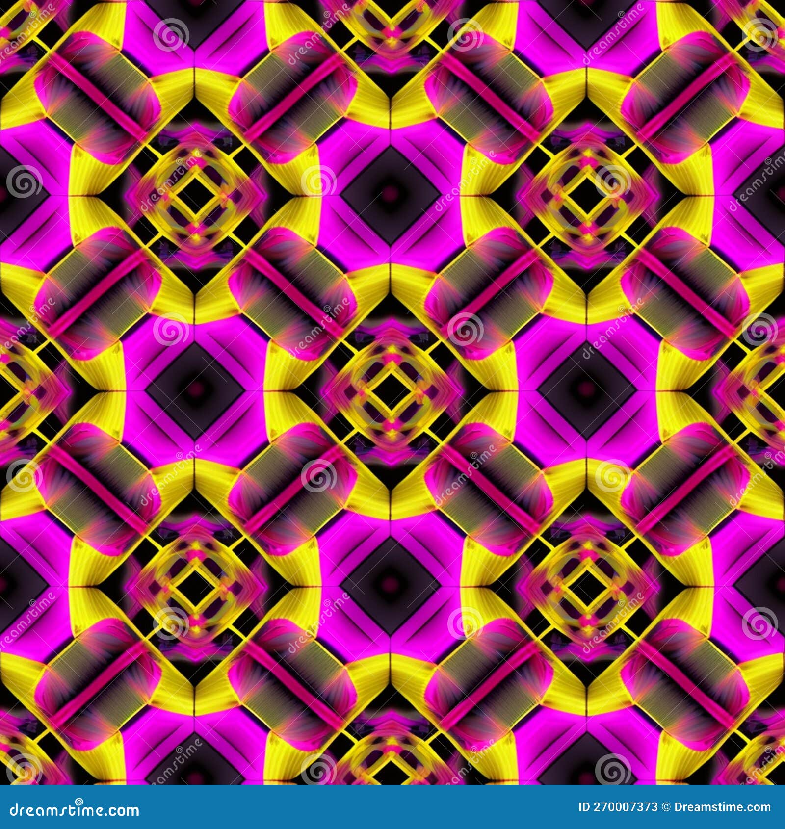 Geometric Pattern with Blacklight,pink and Yellow Colors Stock Image ...