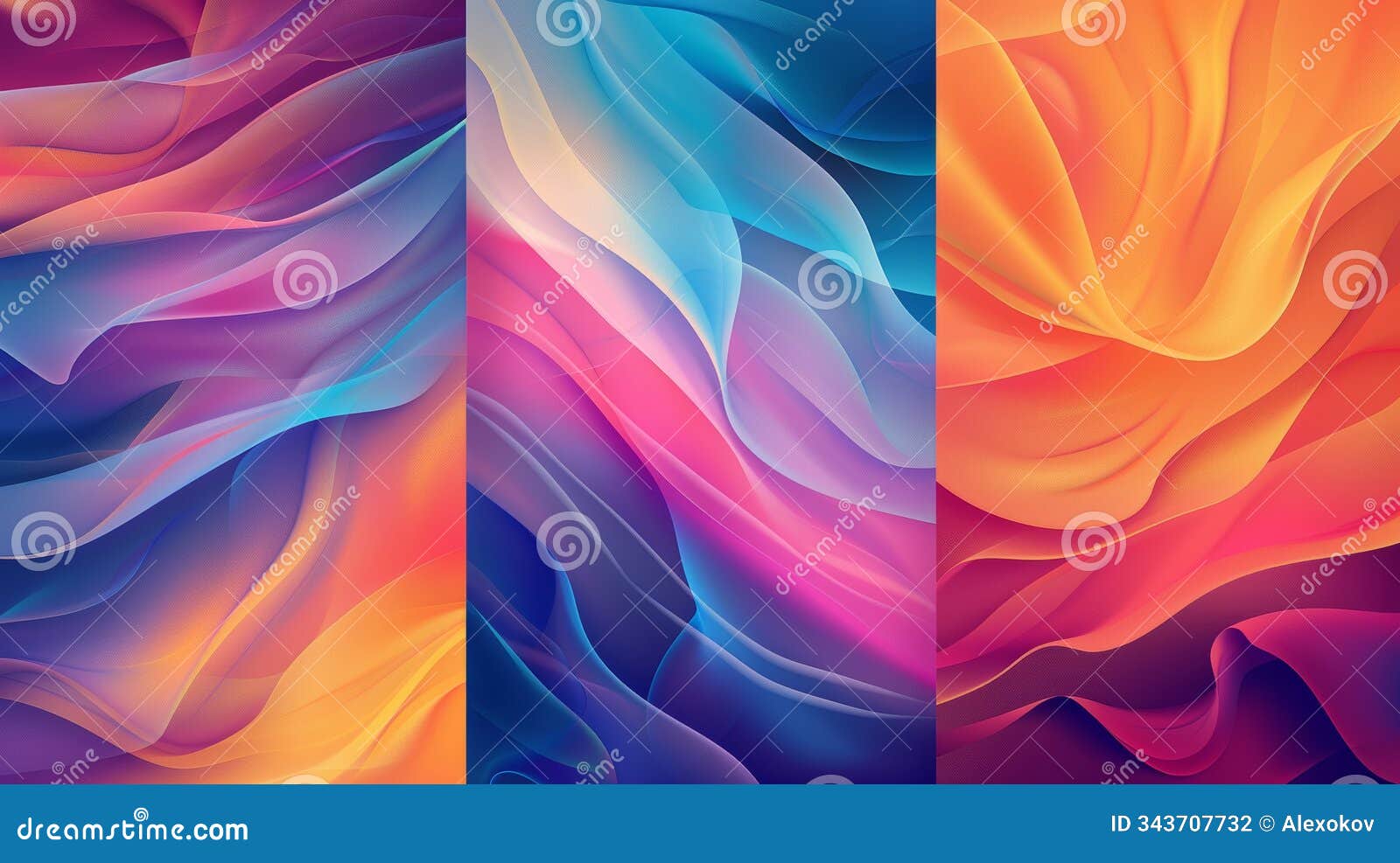 Vibrant Geometric Prism Poster Background Generative AI Stock ...
