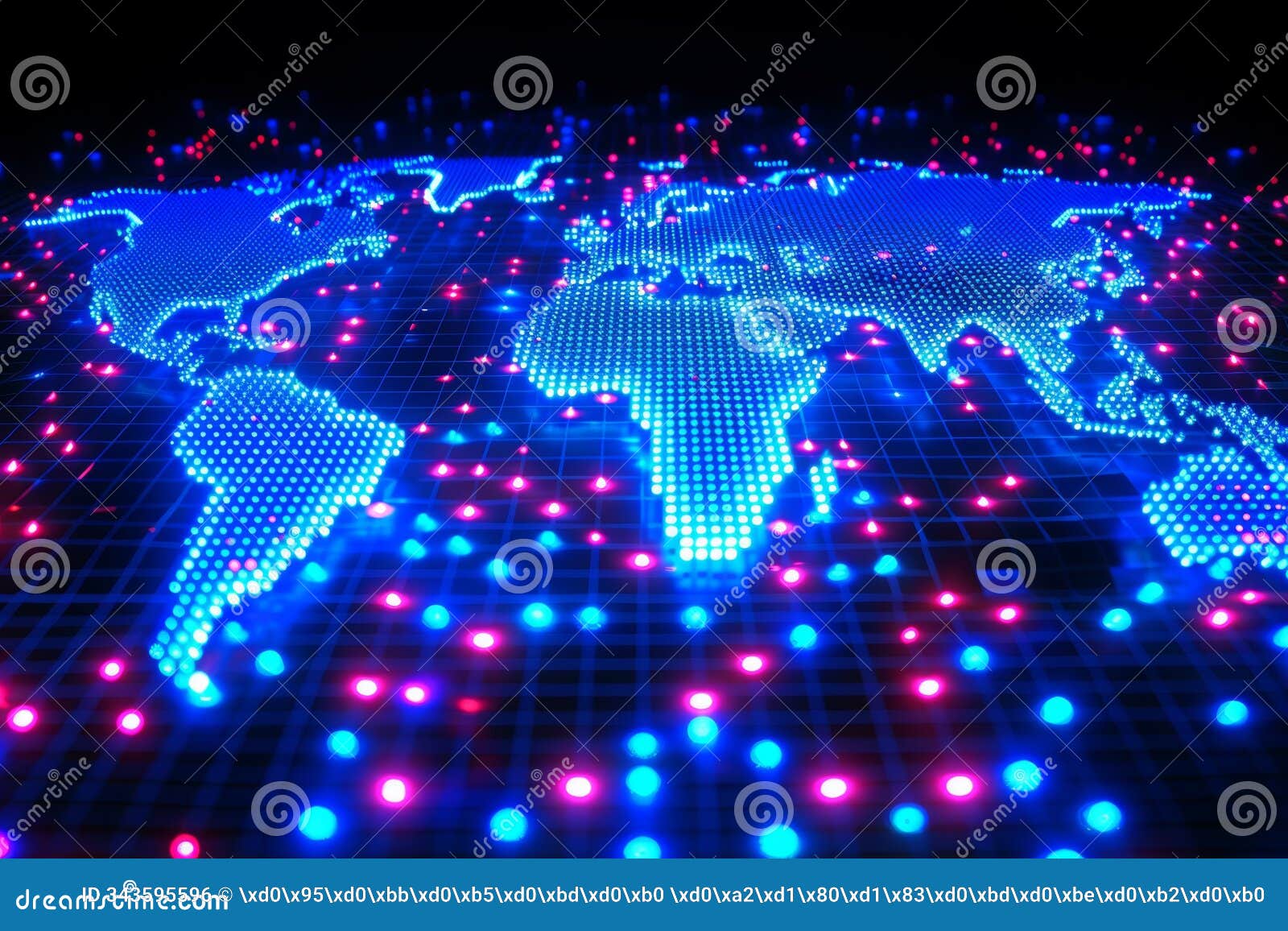 A Vibrant Global Supply Chain Management Interface Showcasing Interconnected Networks and Data ...