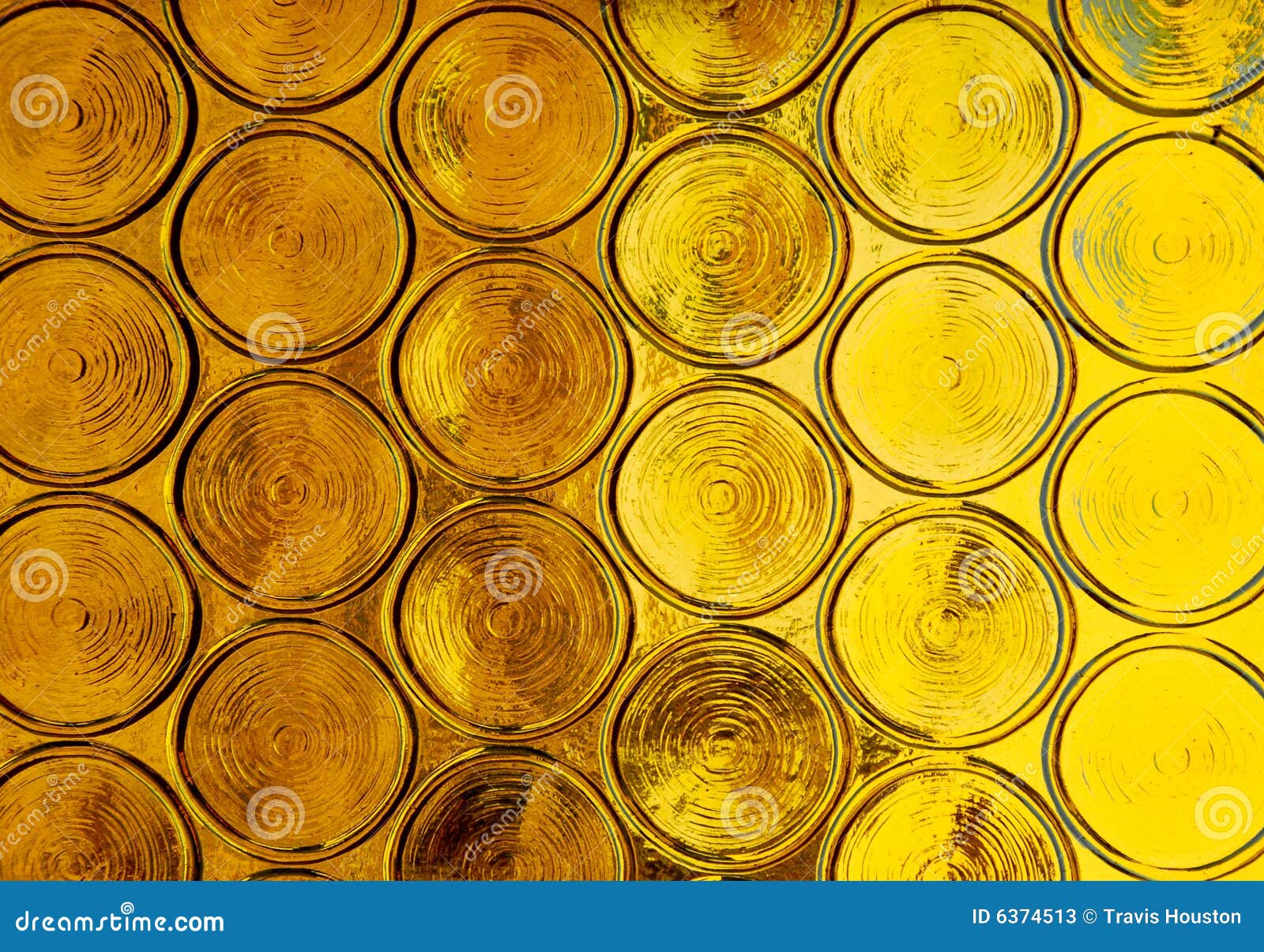 Vibrant Gold Circles from a Bright Window Stock Image - Image of ring ...