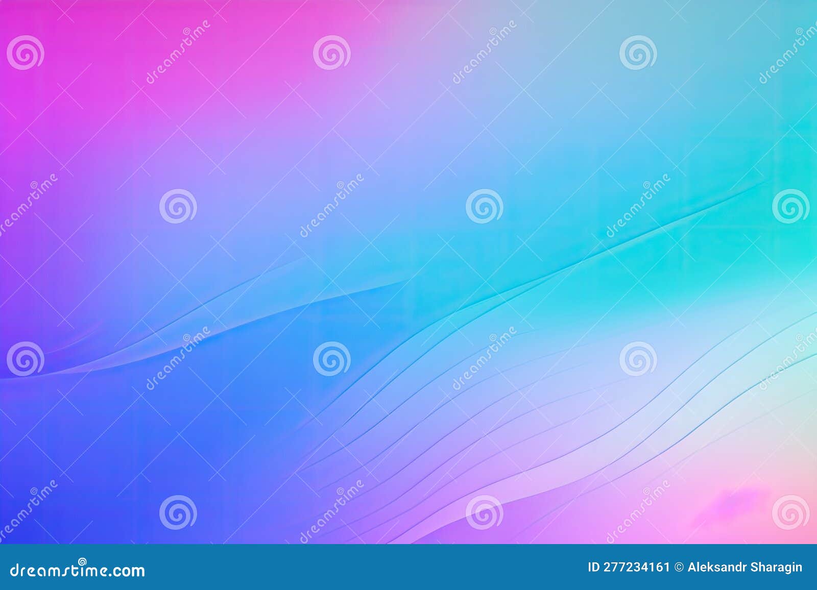 Pink Flow Poster. Headline Cover. Neon Dynamic Vector Illustration ...