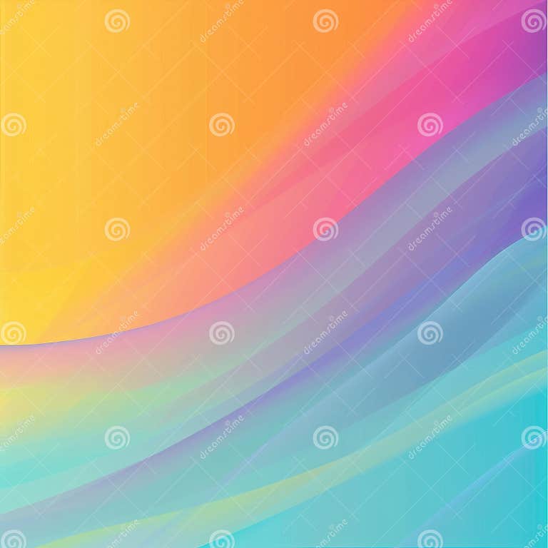A Vibrant Gradient Background Featuring Soft Waves of Colors Blending ...
