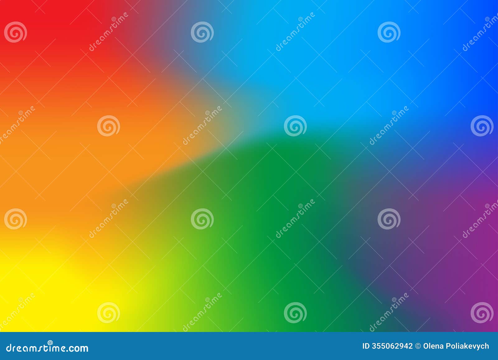 Vibrant Gradient Background. Rainbow Color Tones. Bright Smooth ...