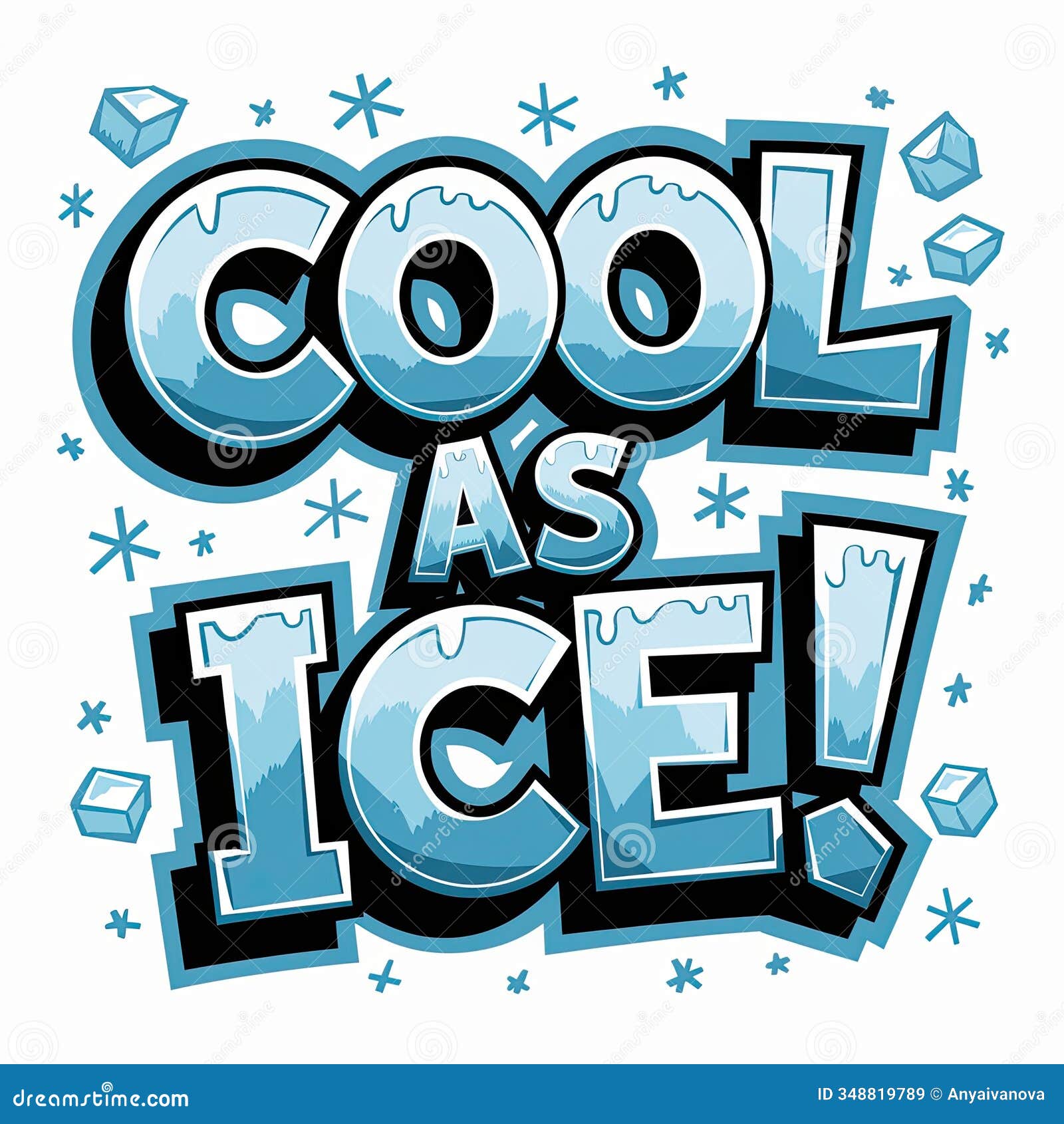 Vibrant Graffiti Art Featuring Bold Cool As Ice Text with Ice Cube ...