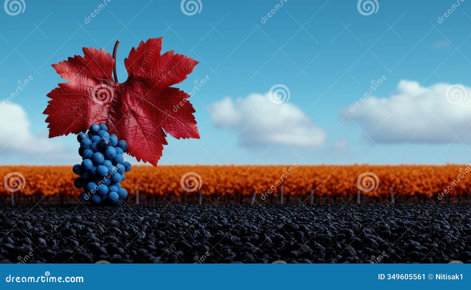 Vibrant Grape Clusters In Wooden Crates, Rustic Warehouse Setting ...