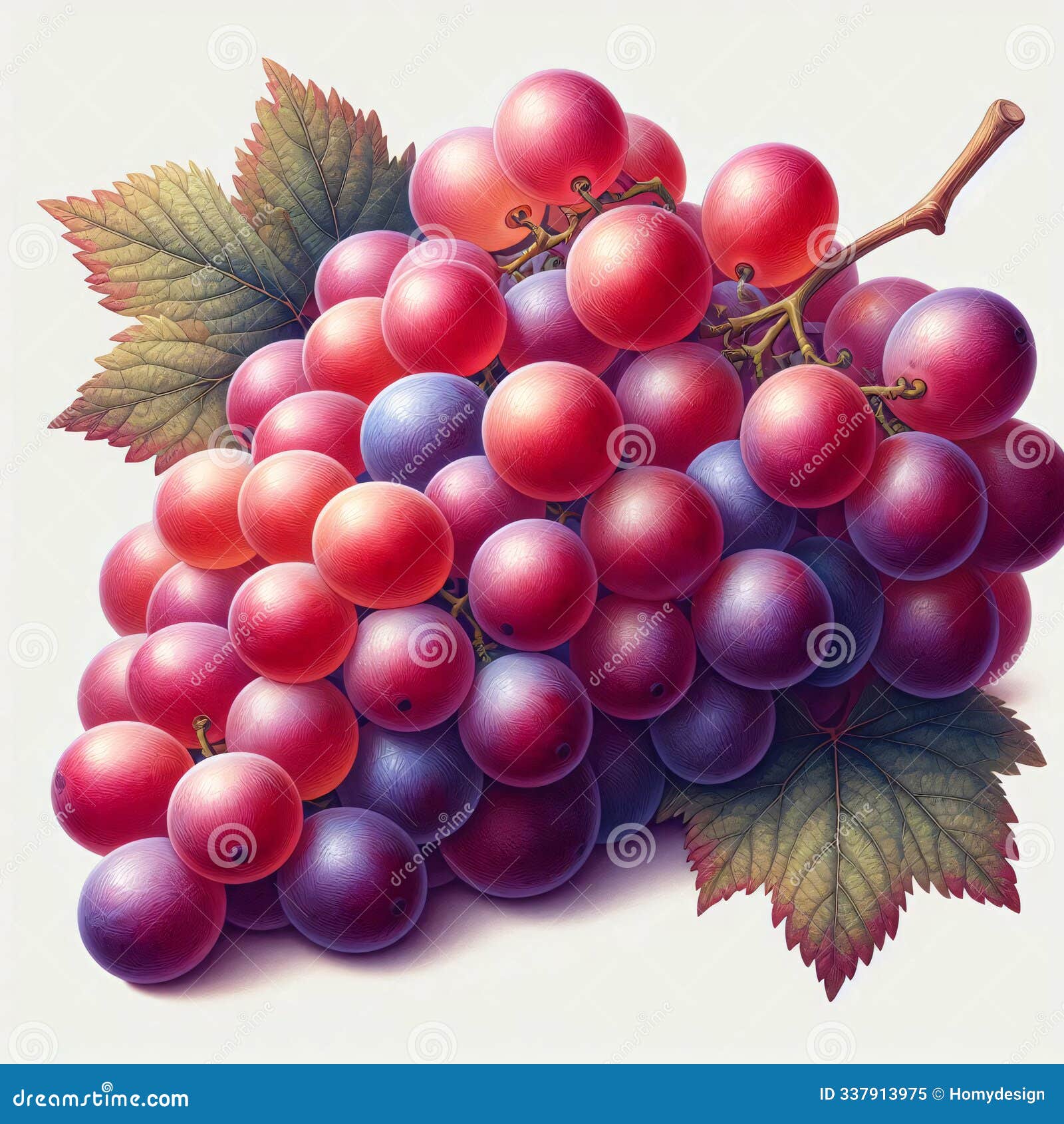 Vibrant Grape Clusters In Wooden Crates, Rustic Warehouse Setting ...