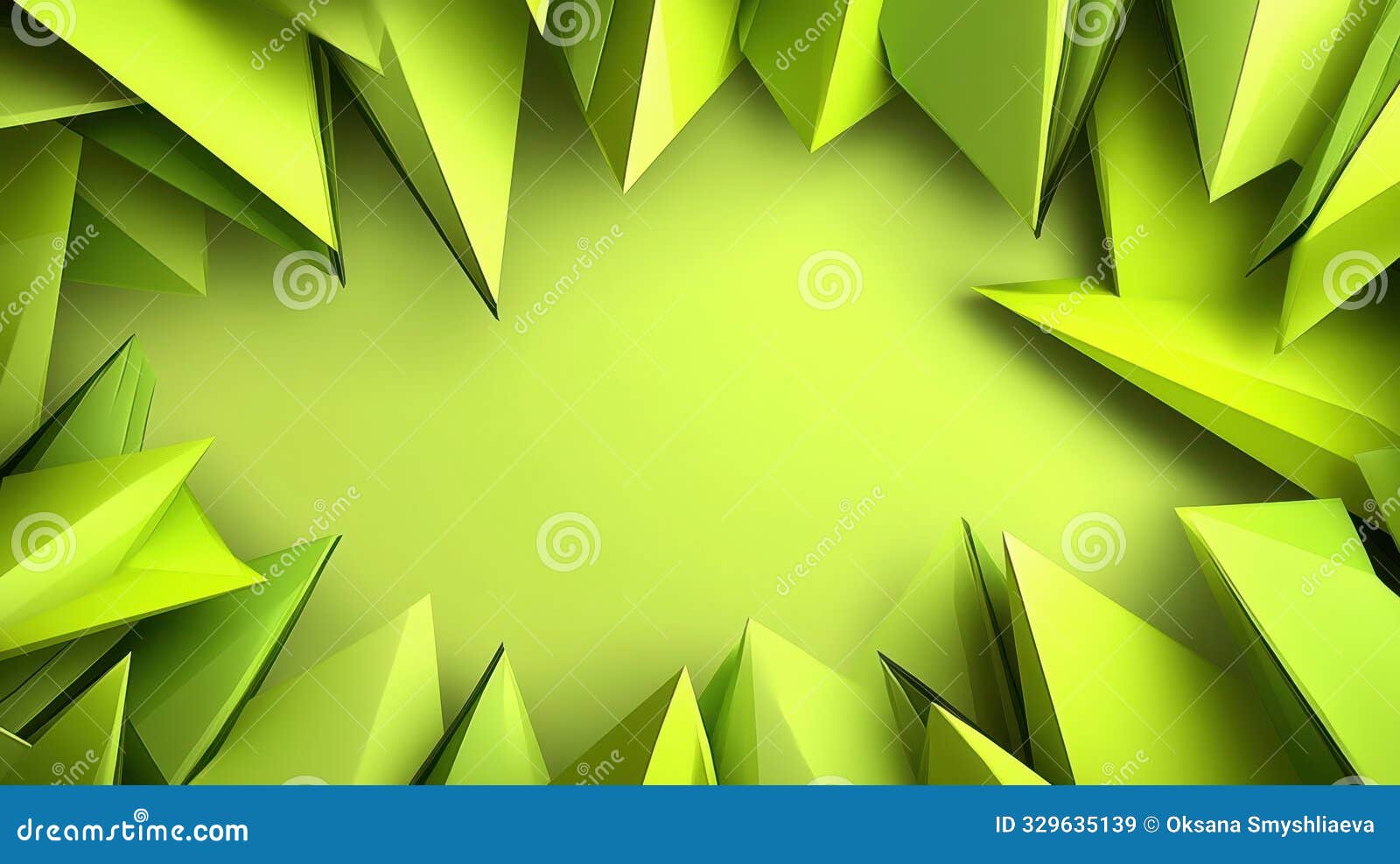 Vibrant Green Abstract Spikes Background Design Stock Image - Image of ...