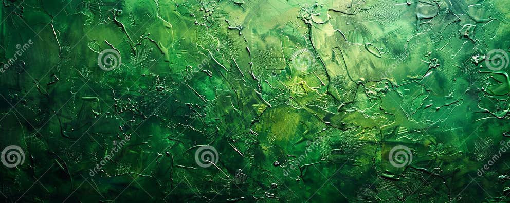 A Vibrant Green Background with a Slight Gradient and a Textured Finish ...