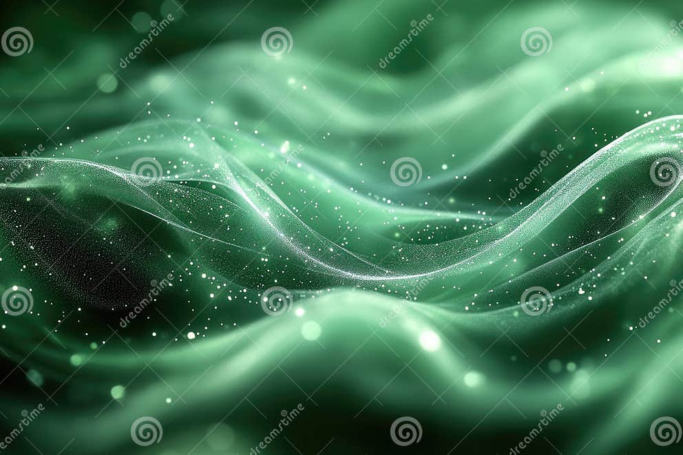Vibrant Green Backgrounds with Abstract Grain Gradient Visualizer an ...