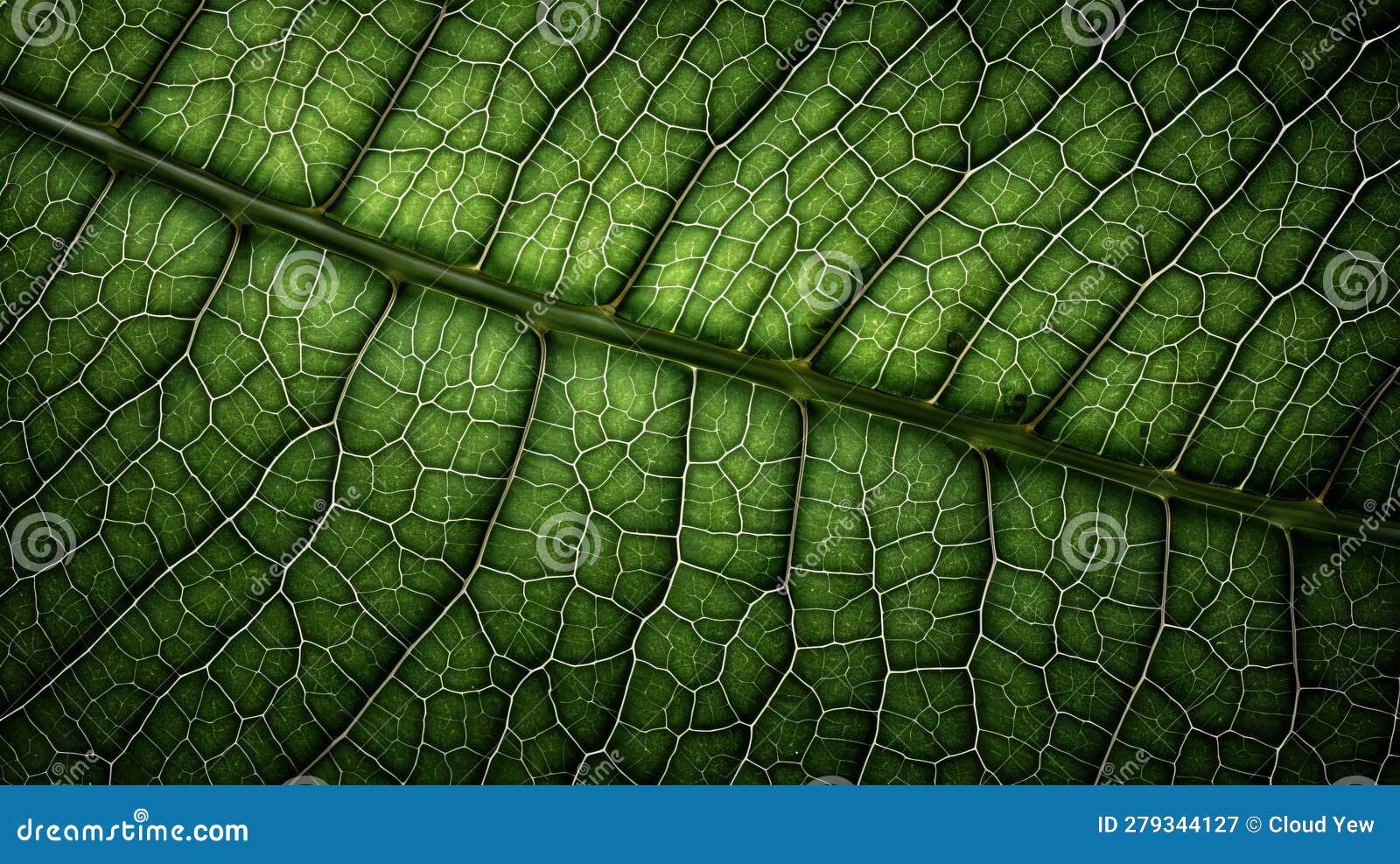 A close up of a green leaf stock illustration. Illustration of leaf ...