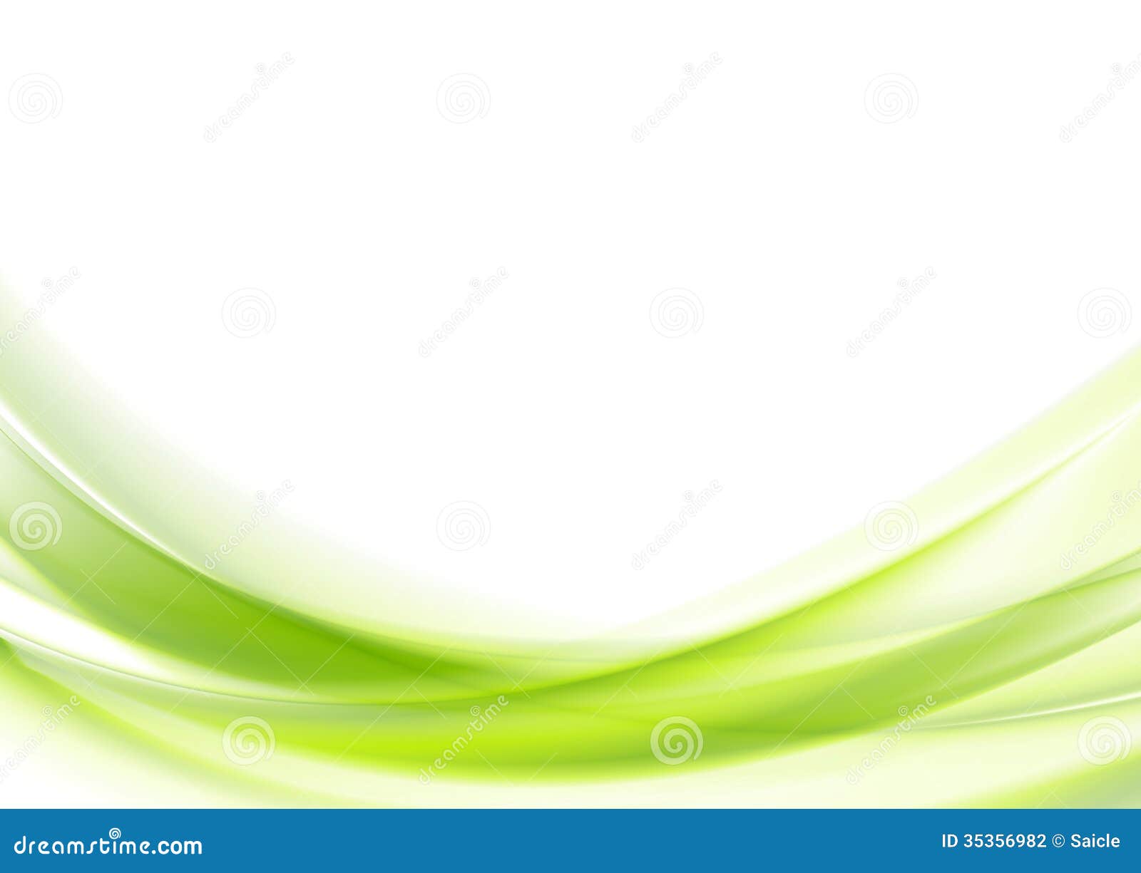 Vibrant Green Wavy Vector Design Stock Vector - Illustration of green ...
