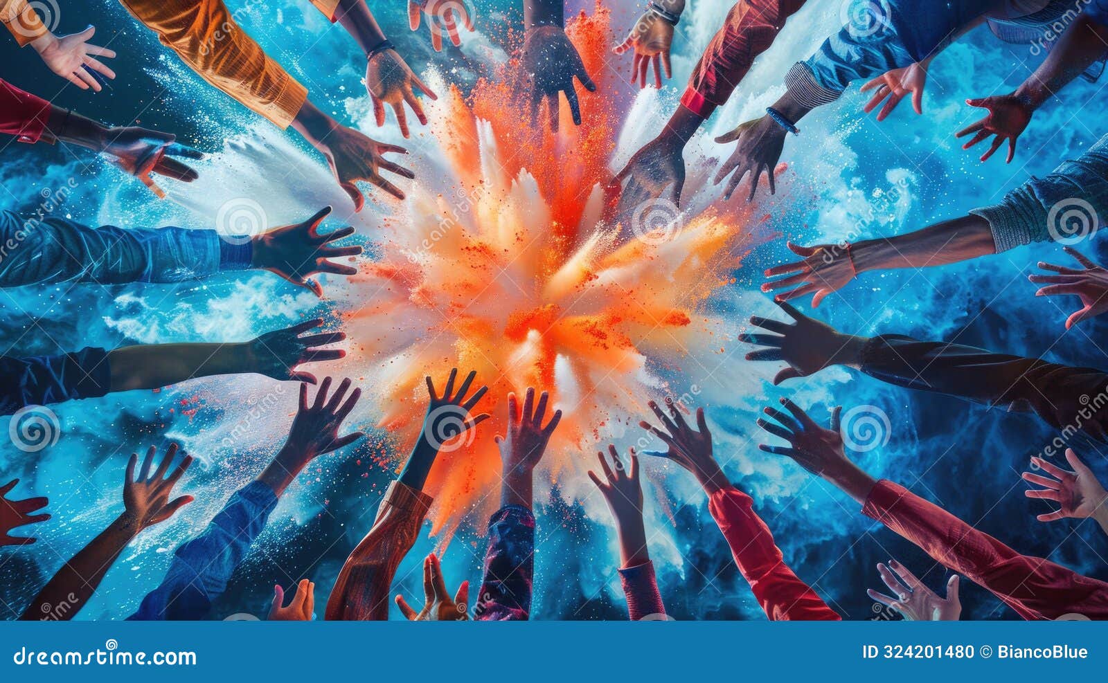 Vibrant Group Unity Celebrates Connection, Teamwork, Collaboration in a ...