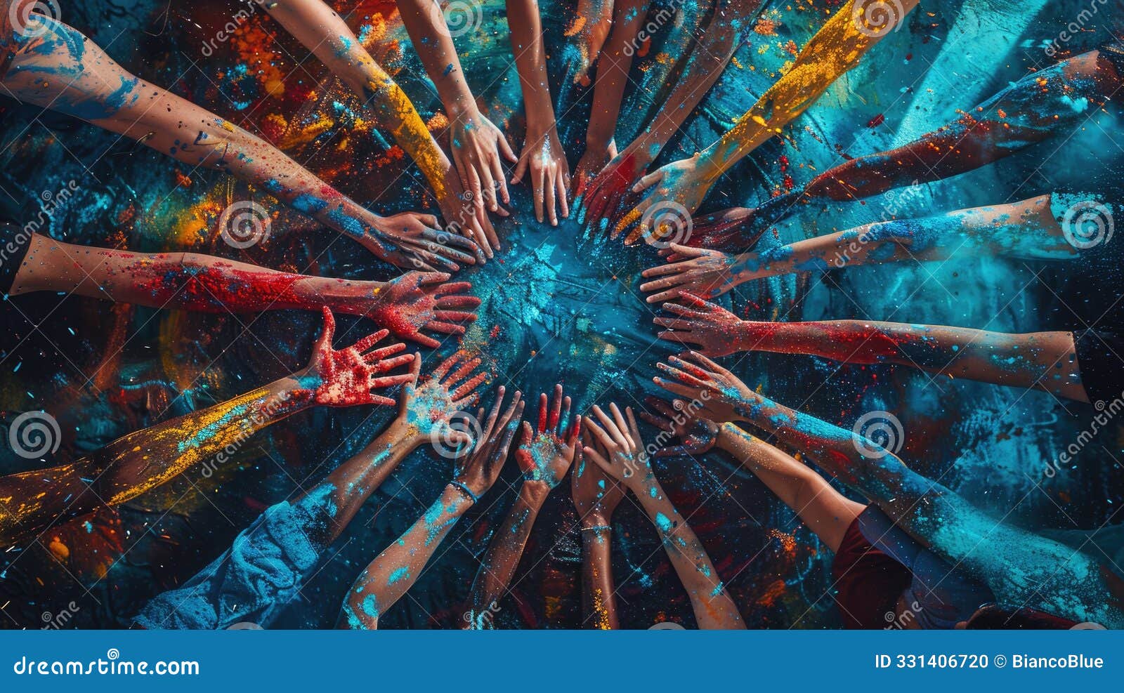 Vibrant Group Unity Celebrates Connection, Teamwork, Collaboration in a ...