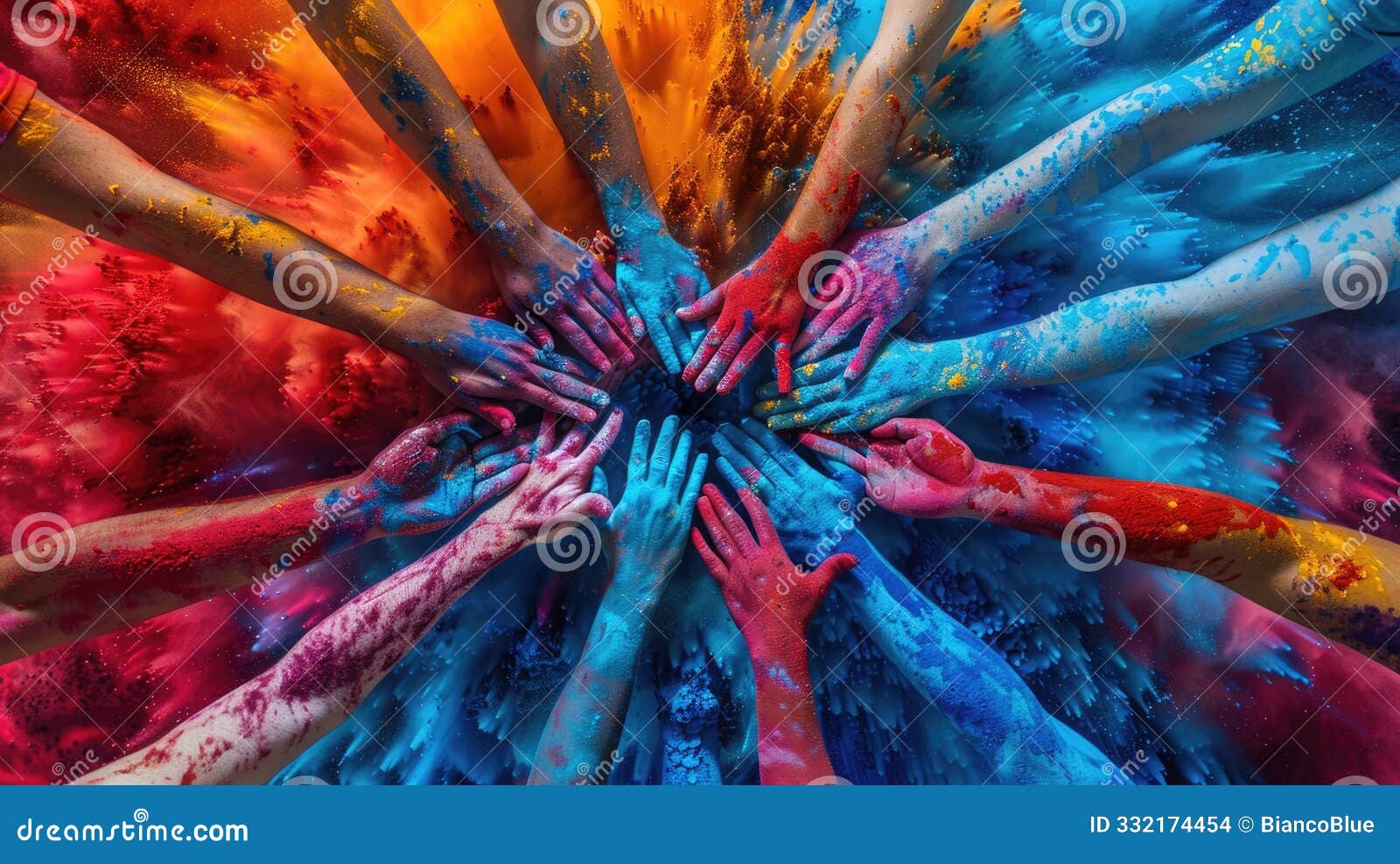 Vibrant Group Unity Celebrates Connection, Teamwork, Collaboration in a ...