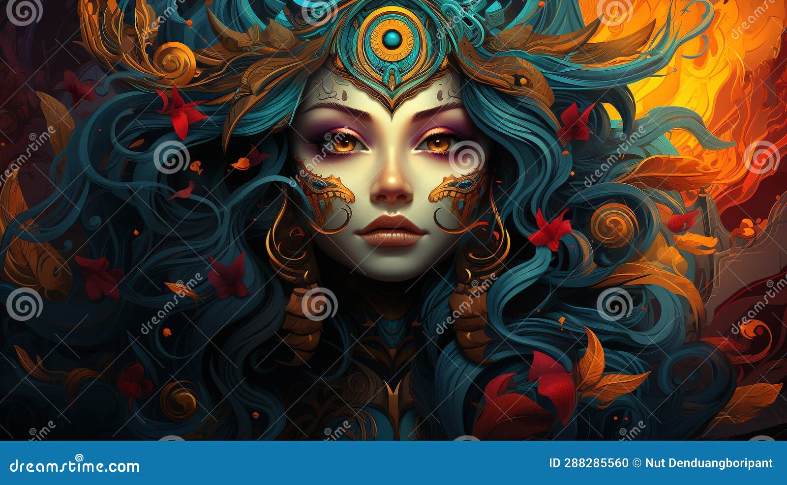 Cultural Fusion Tapestry stock illustration. Illustration of fusion ...