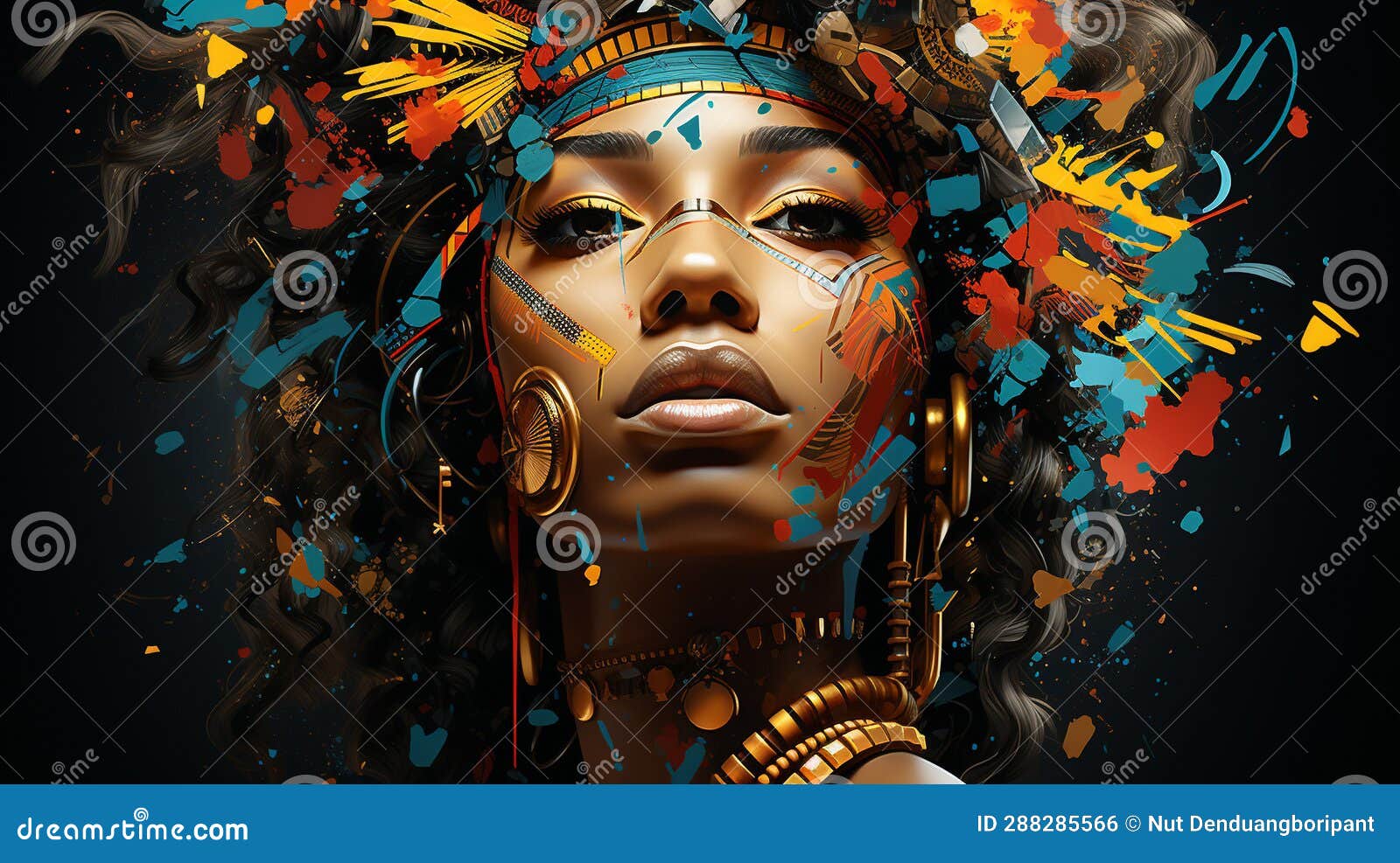 Cultural Fusion Tapestry stock illustration. Illustration of ...