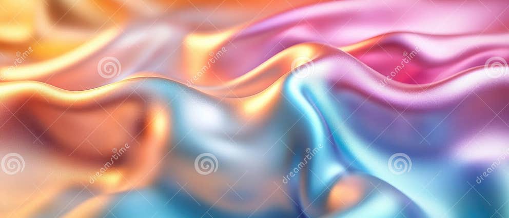 Vibrant Holographic Background with Shifting Colors and Smooth Texture ...