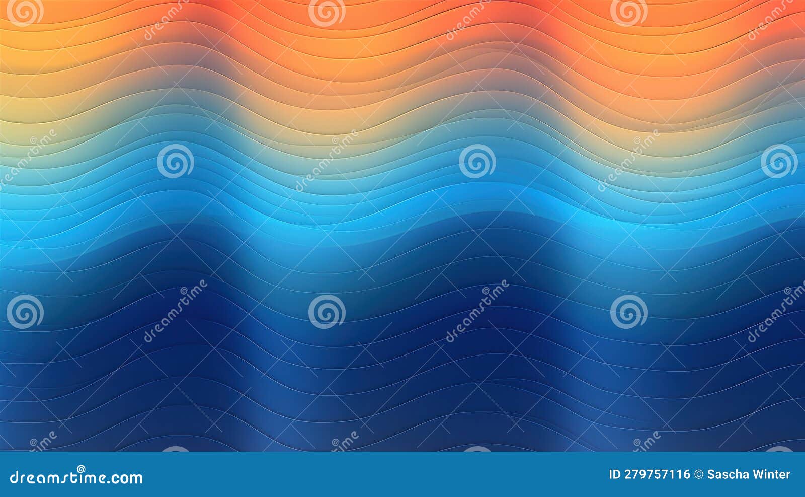 Vibrant Horizons: a Dynamic Blue To Orange Color Gradient Background ...