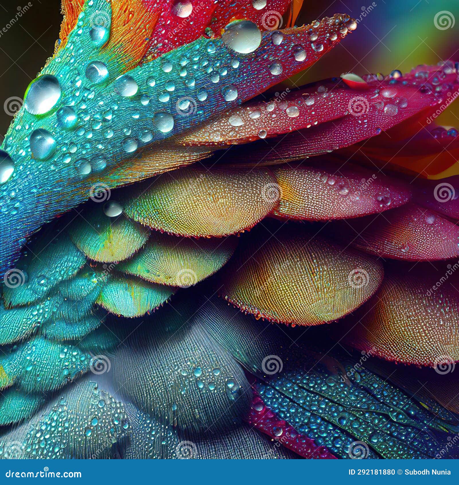 Vibrant Hues Blend Harmoniously, Creating a Stunning Array of Colors in ...