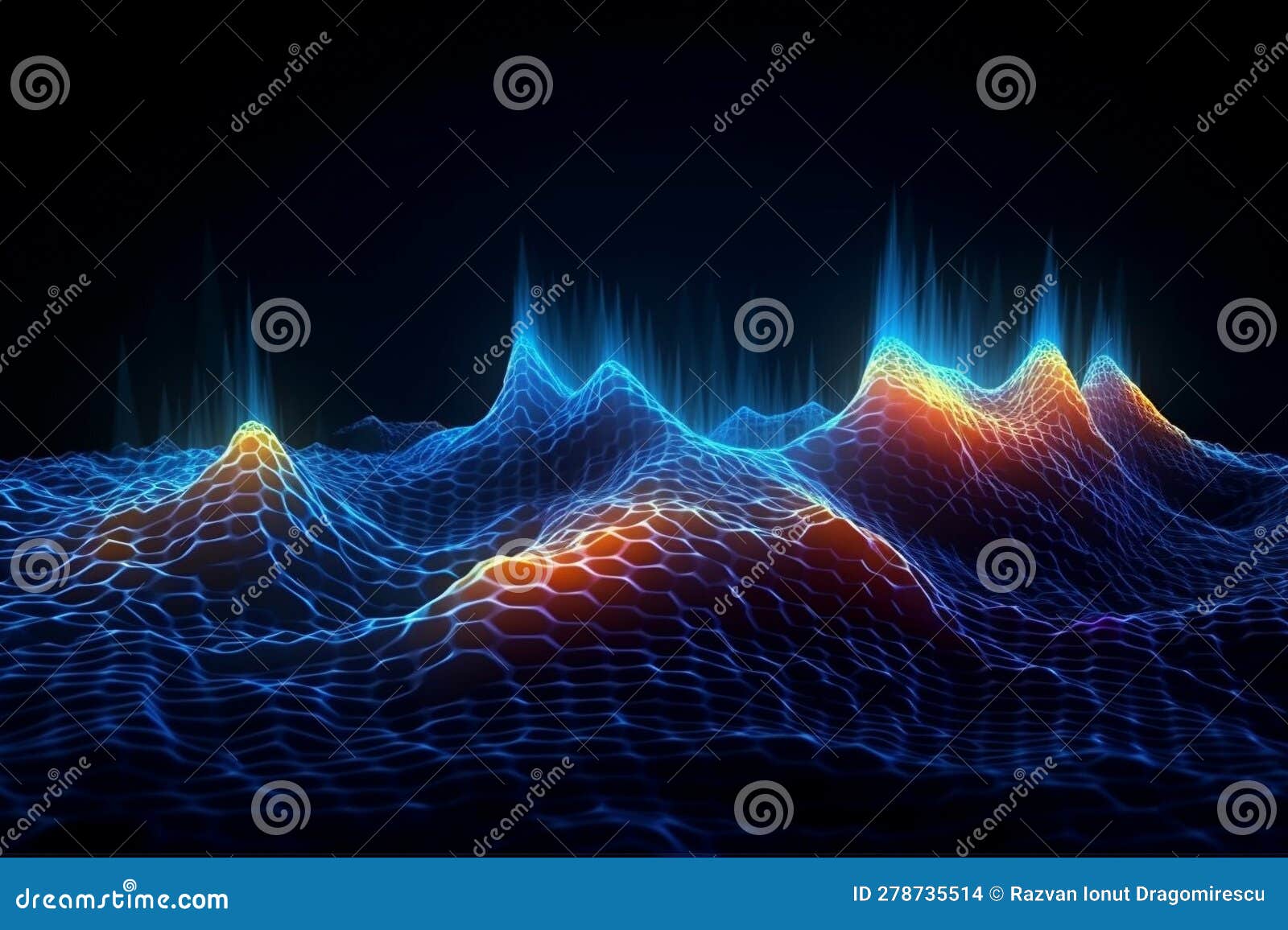 Vibrant Illustration Captures the Essence of Data Flow through Dynamic ...