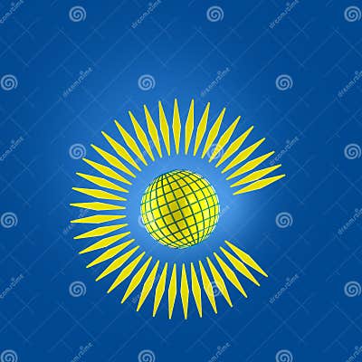 Vibrant Illustration of the Commonwealth Logo Stock Illustration ...