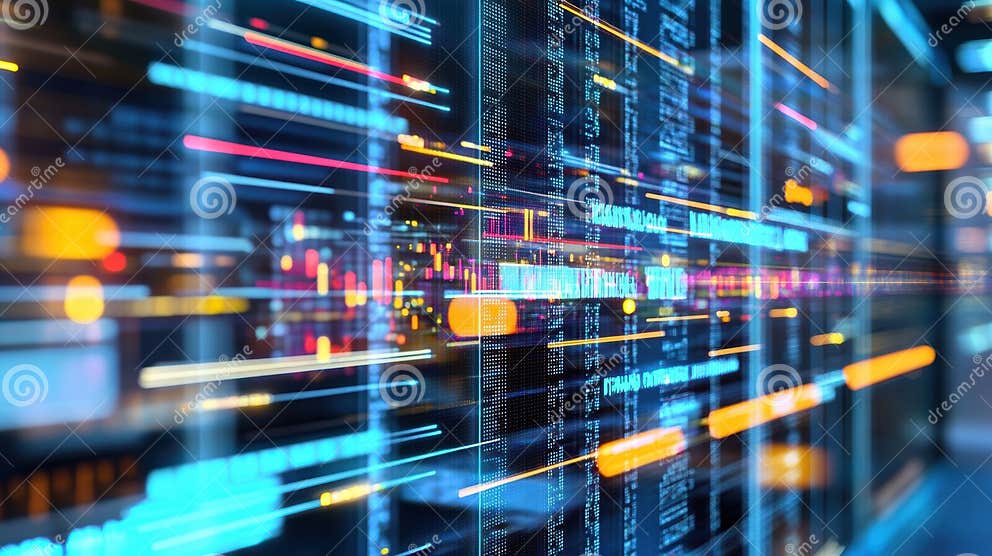 A Vibrant Image of a Digital Tracking Board Filled with Colorcoded ...