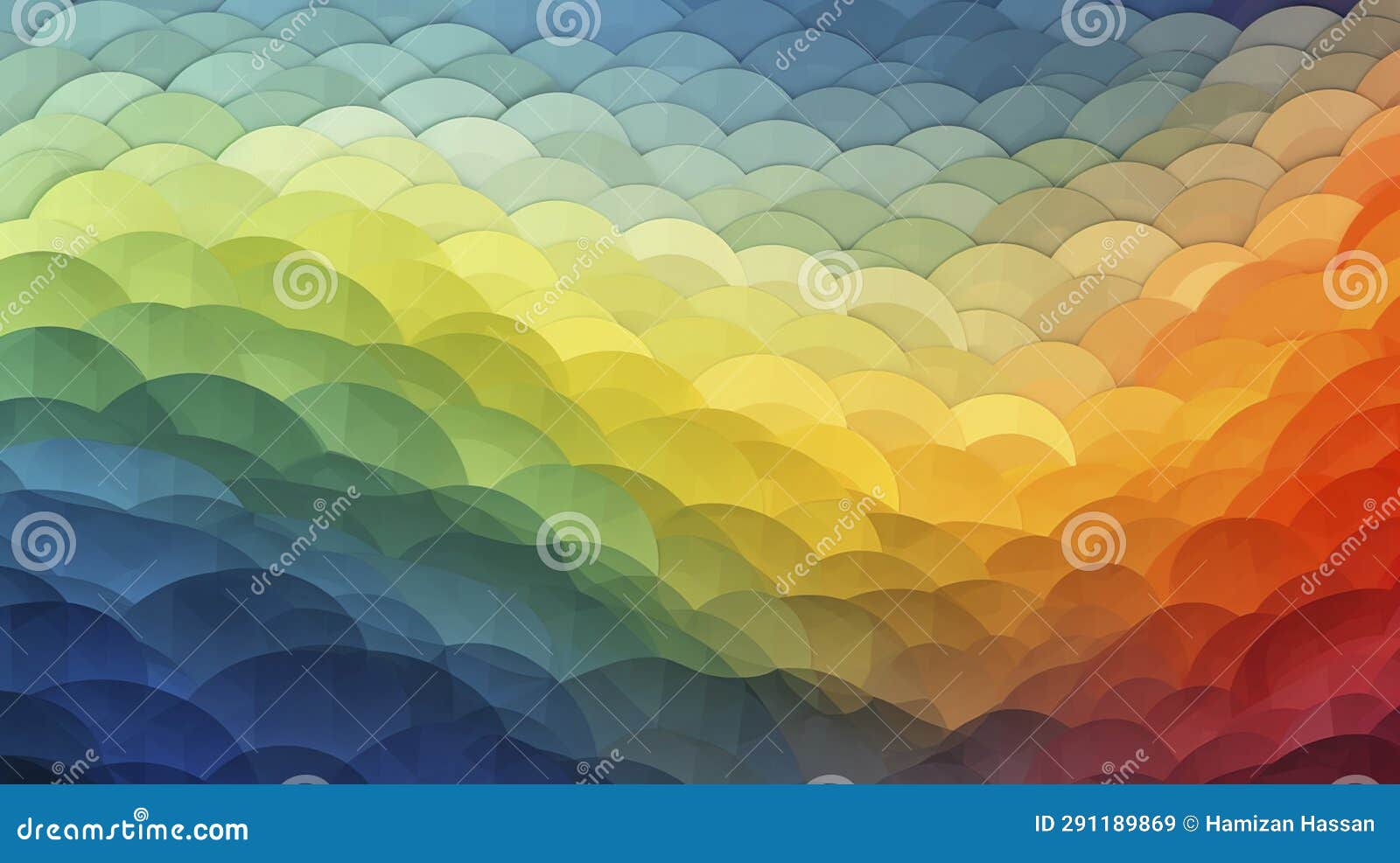 A Vibrant Image Displays Intricate Geometric Patterns in a Dazzling ...