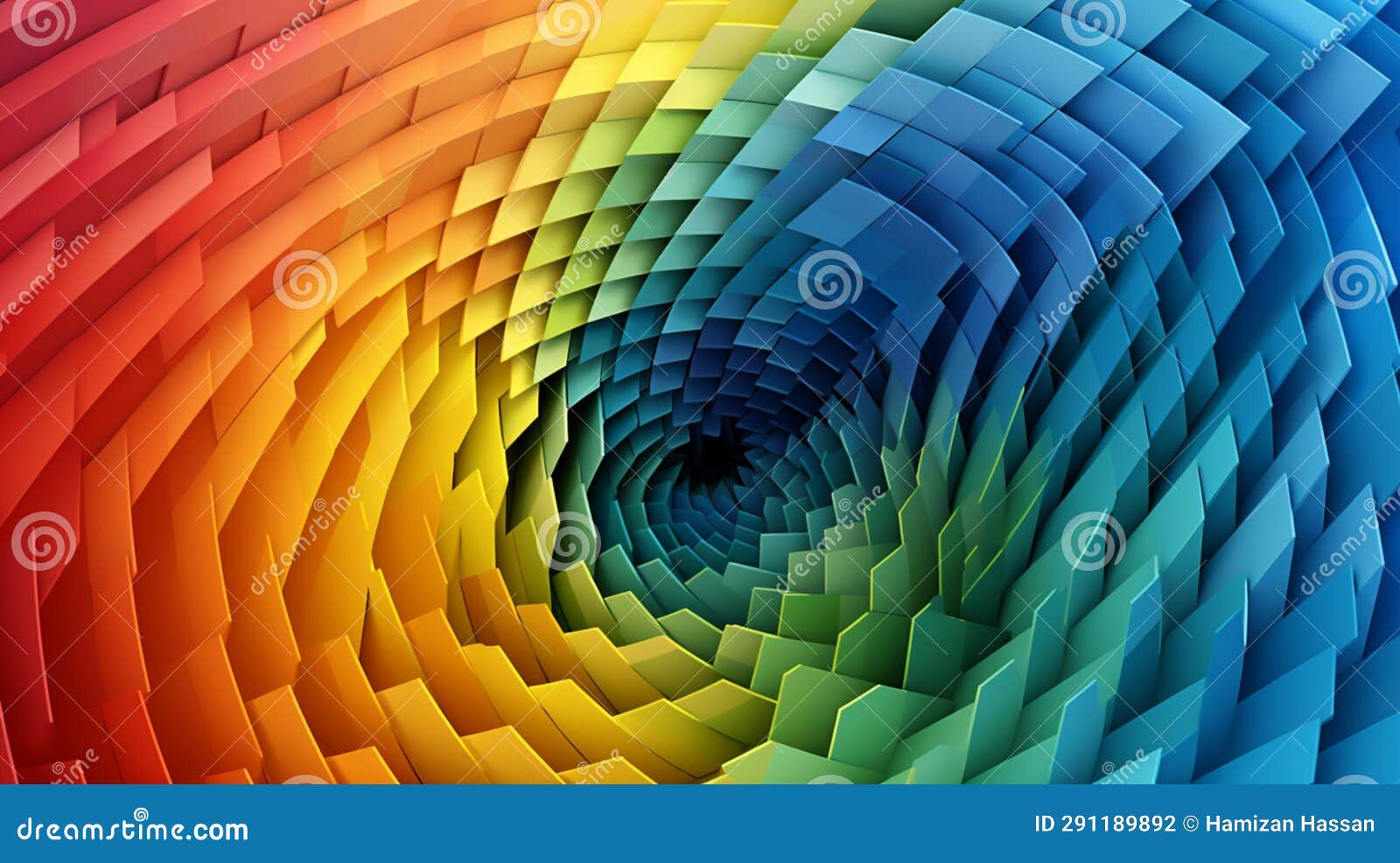 A Vibrant Image Displays Intricate Geometric Patterns in a Dazzling ...