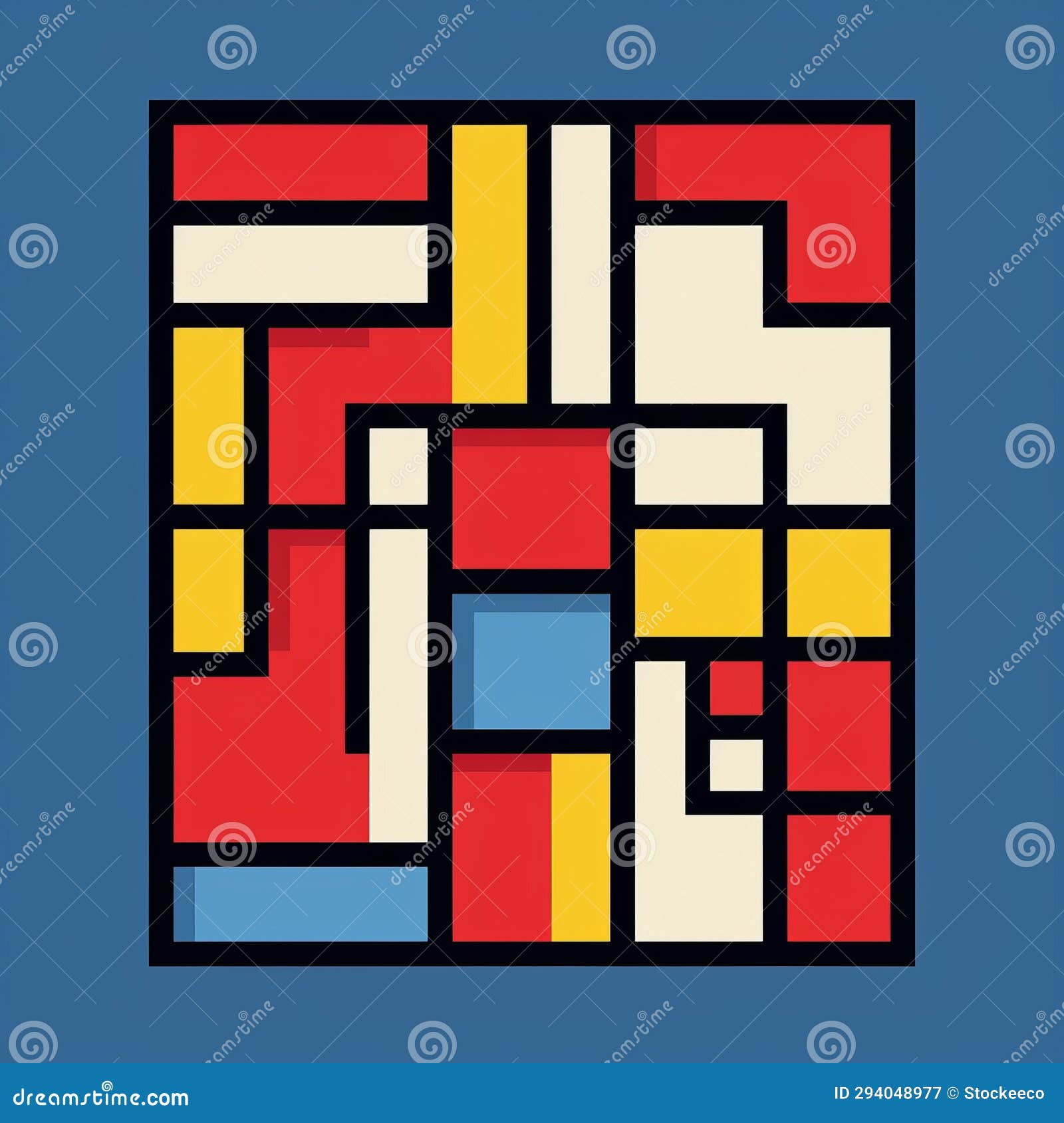 Vibrant Imperial Ipa Logo of Hope Inspired by Mondrian Stock ...