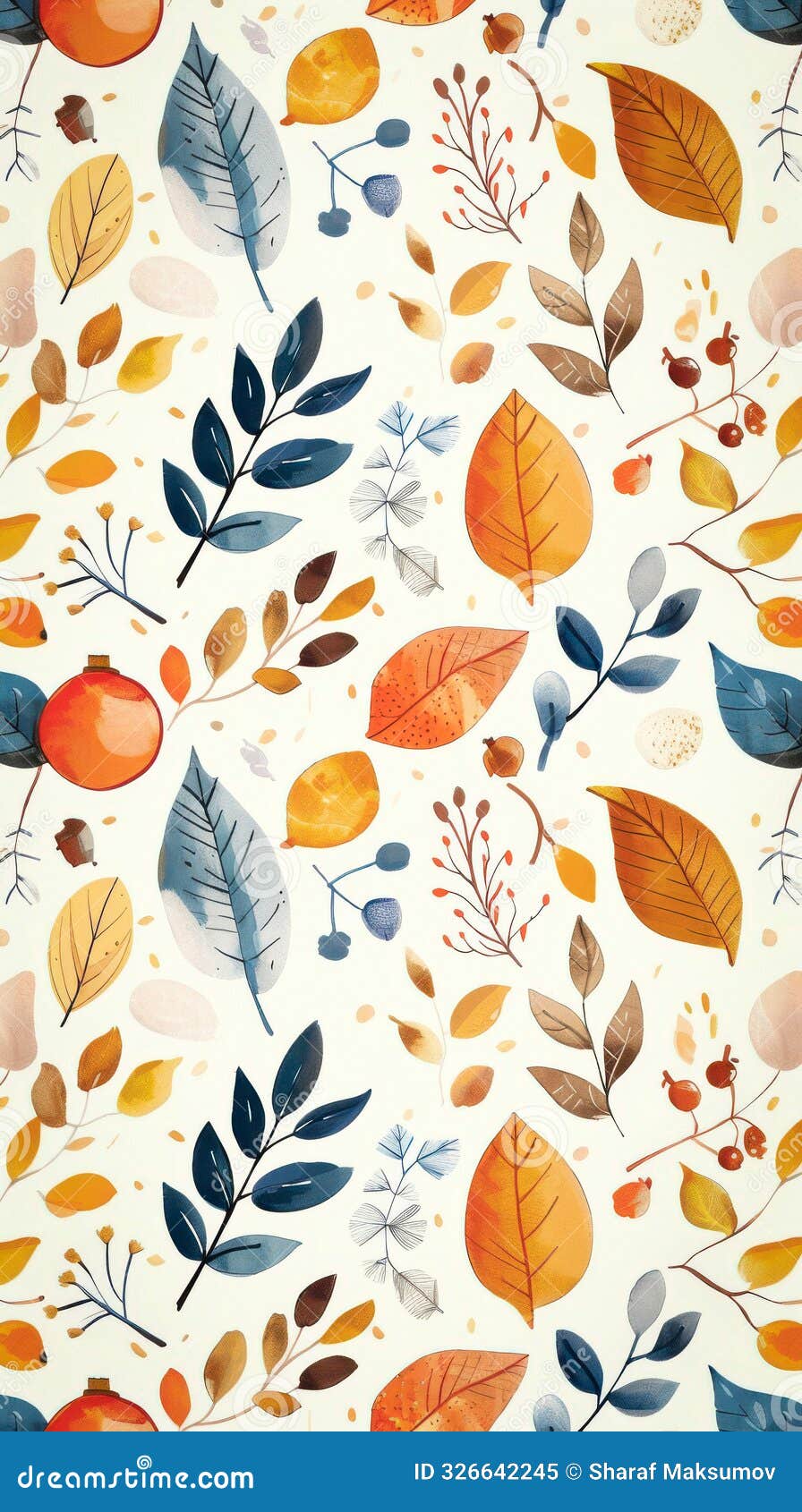 Vibrant Indian Summer Pattern - Colorful Seasonal Design Stock Image ...