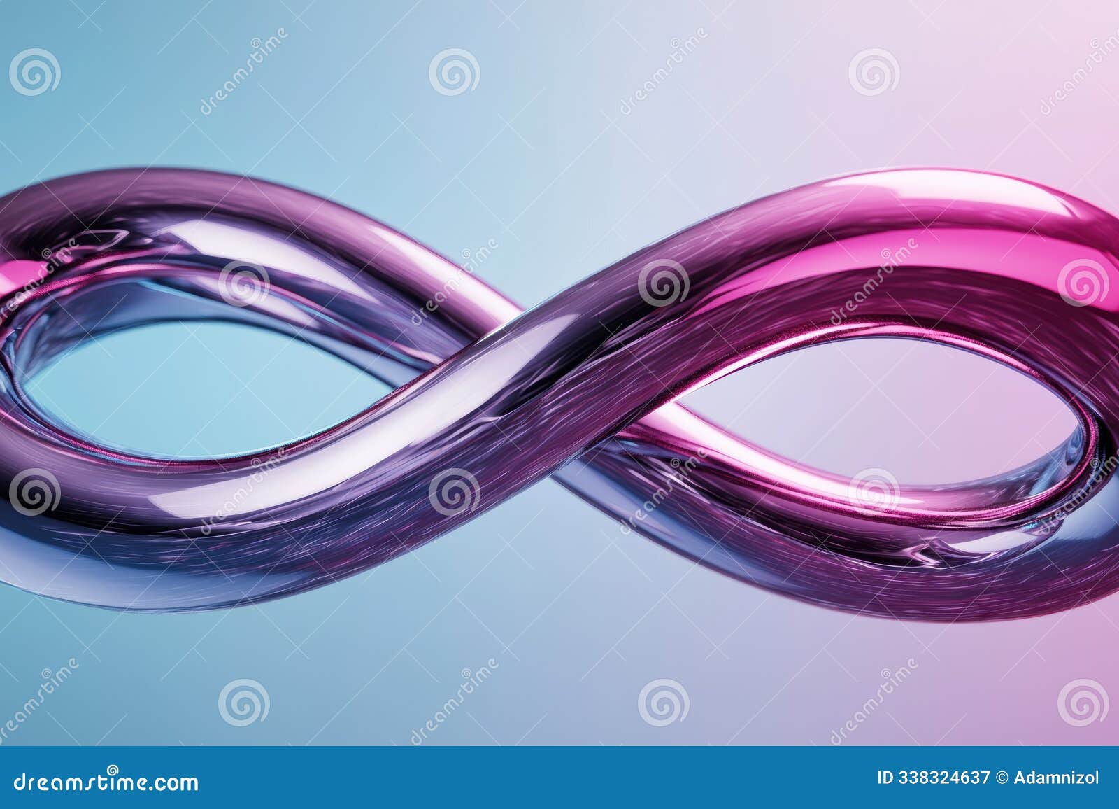 Vibrant Infinity Symbol Concept Stock Illustration - Illustration of ...