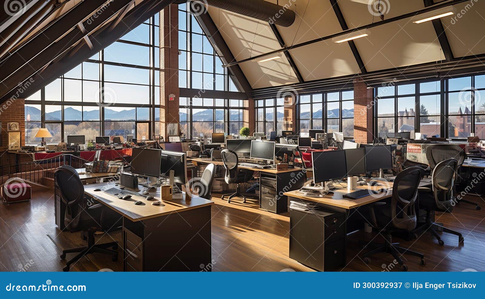 Vibrant and Inspiring Work Environment with Creative Workspaces and ...