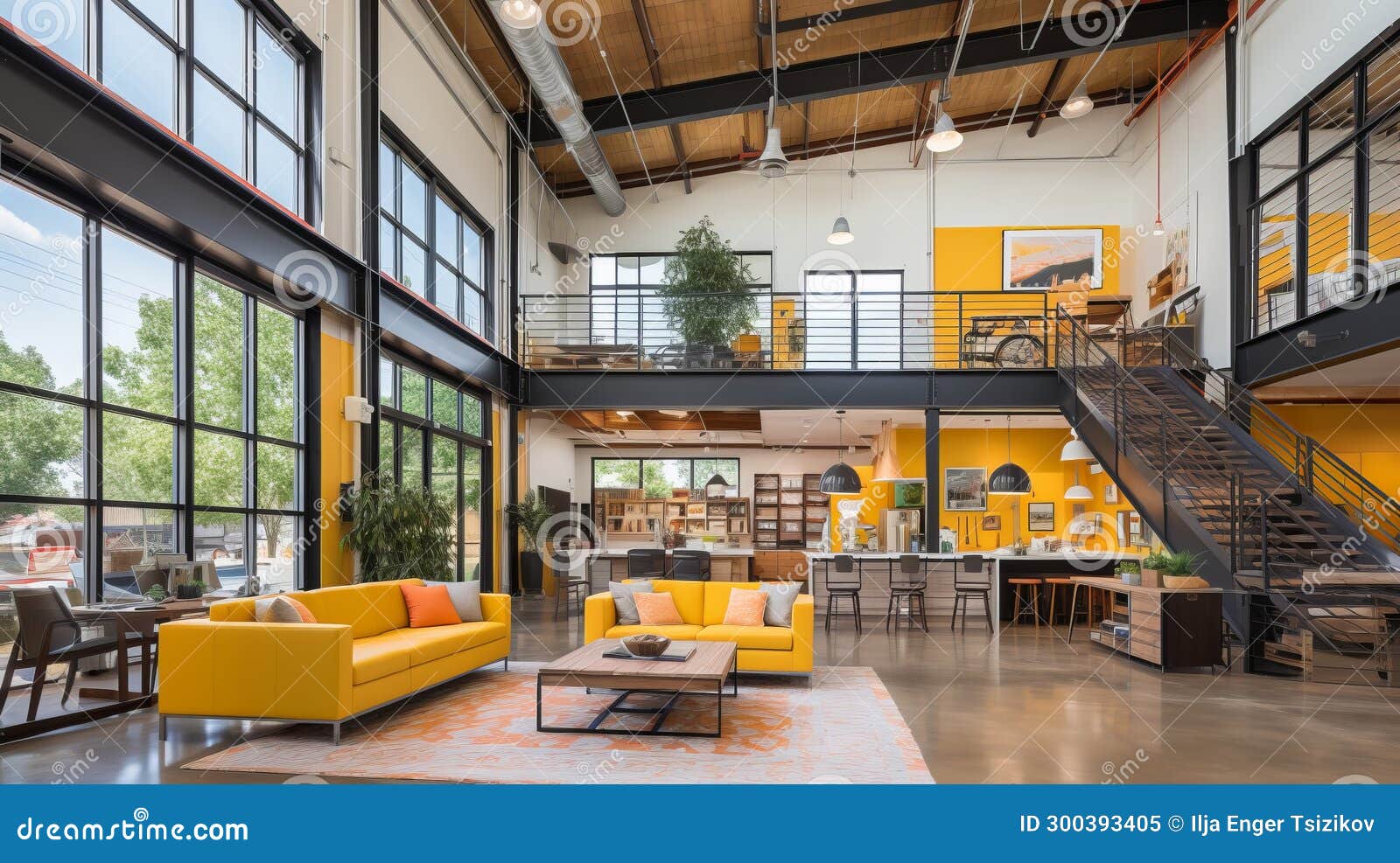 Vibrant and Inspiring Work Environment with Creative Workspaces and ...