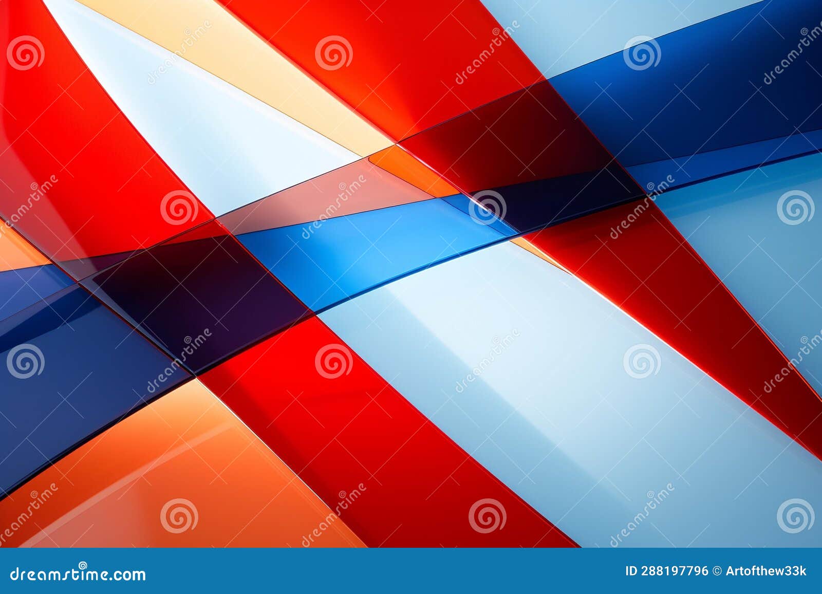 Vibrant Intersections: Abstract Lines and Shapes in Dynamic Composition ...