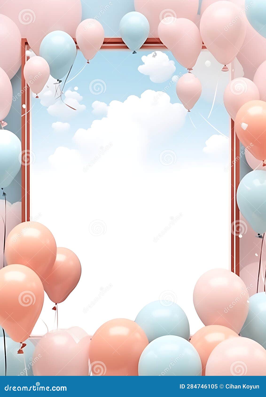 Vibrant Invitation Frames for Celebrations Stock Illustration ...