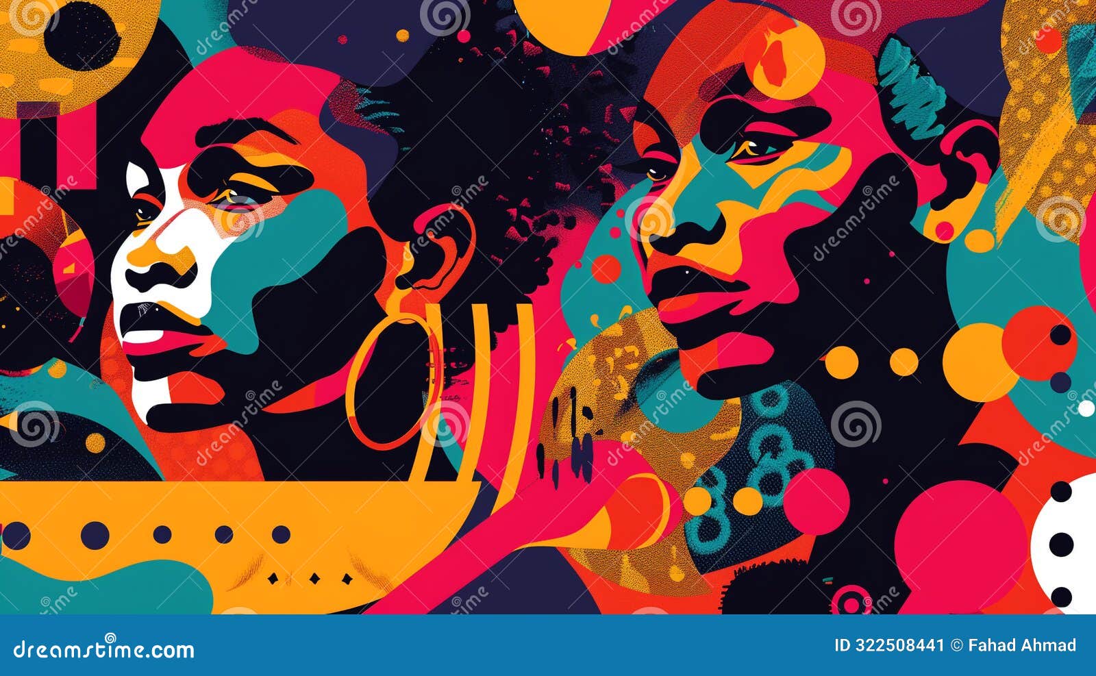 Vibrant Juneteenth Freedom Day Banner Featuring Bold Colors and ...